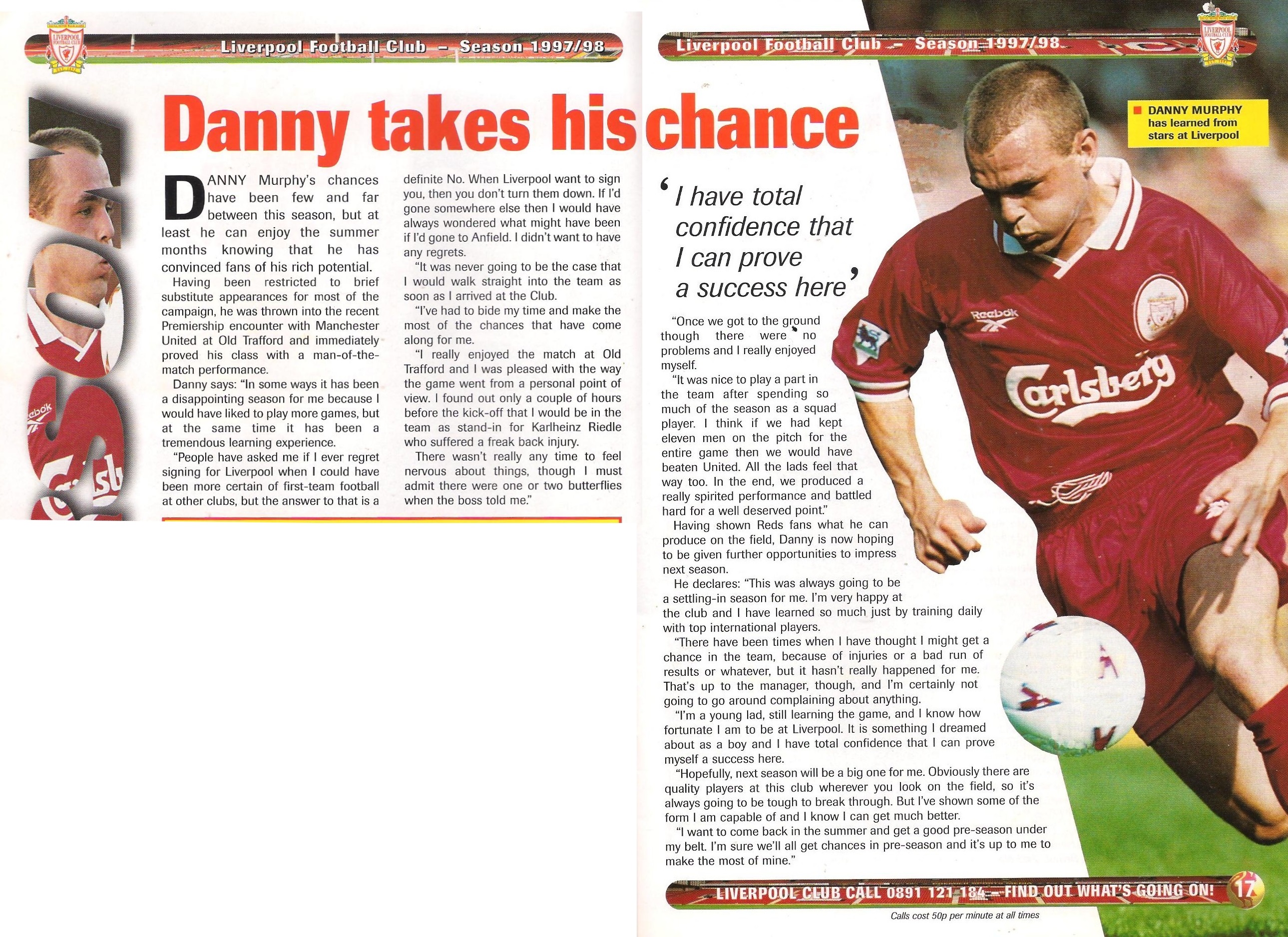 Liverpool career stats for Danny Murphy - LFChistory - Stats galore for ...