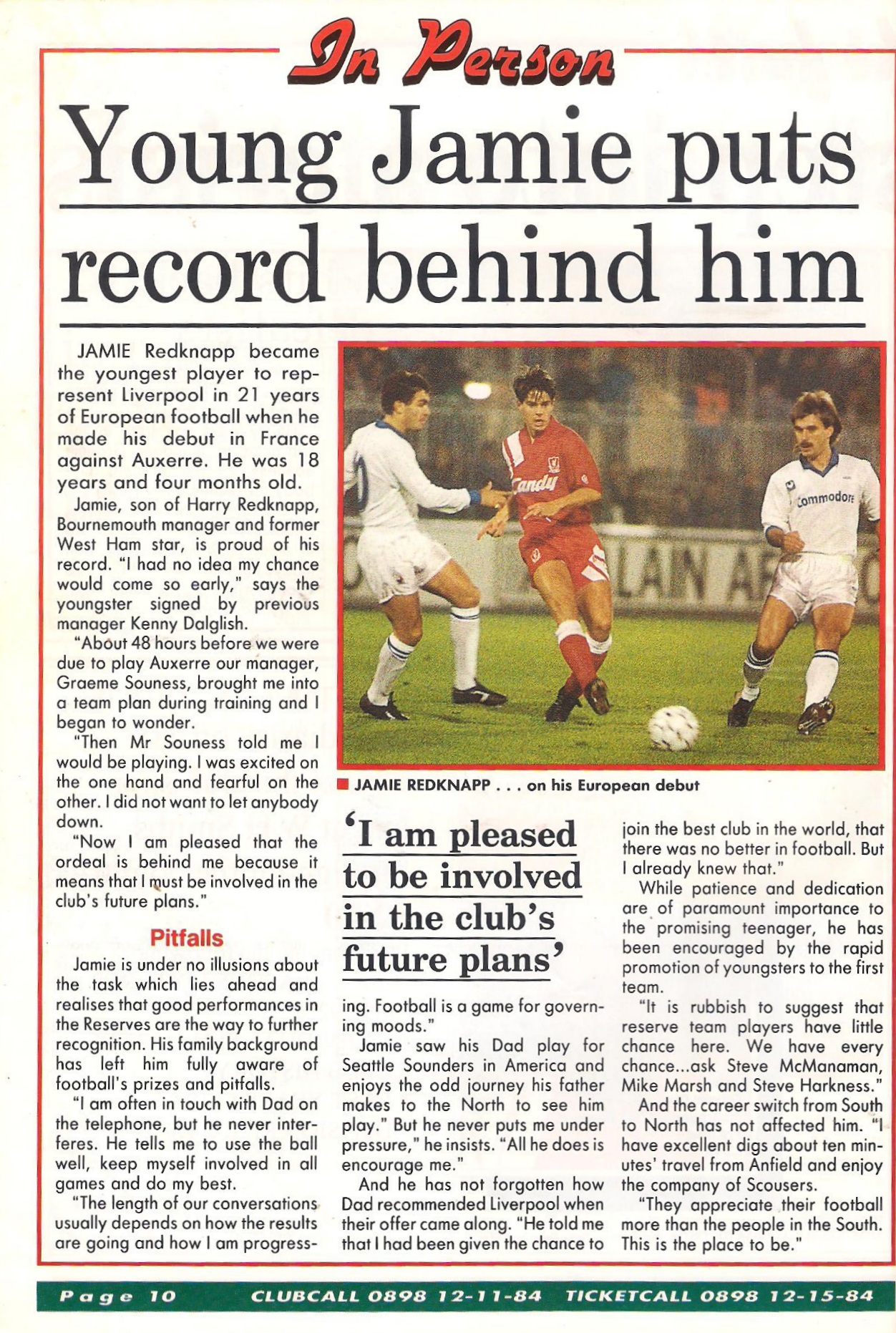 Liverpool career stats for Jamie Redknapp - LFChistory - Stats galore ...