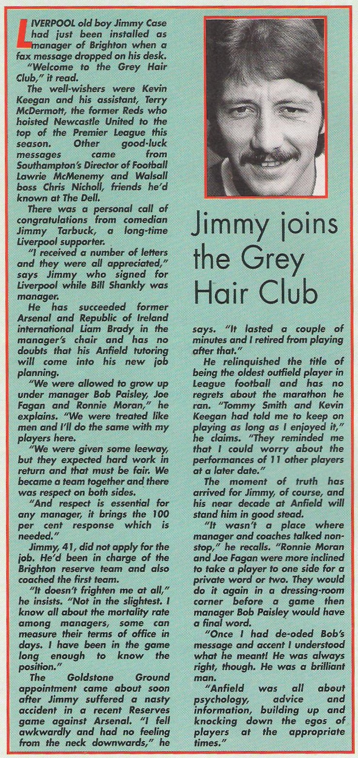 Liverpool career stats for Jimmy Case - LFChistory - Stats galore for ...