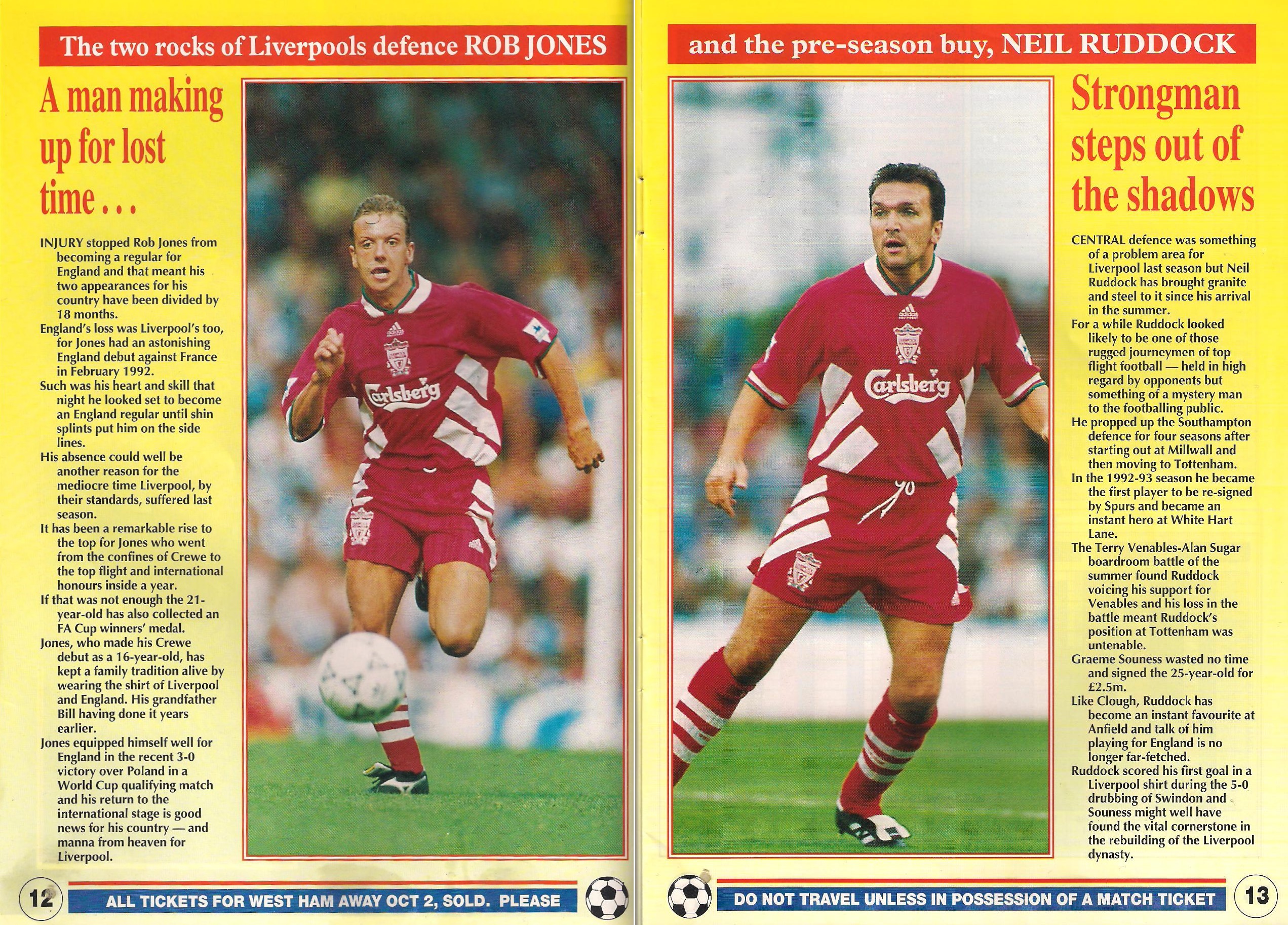 Liverpool career stats for Neil Ruddock - LFChistory - Stats galore for ...