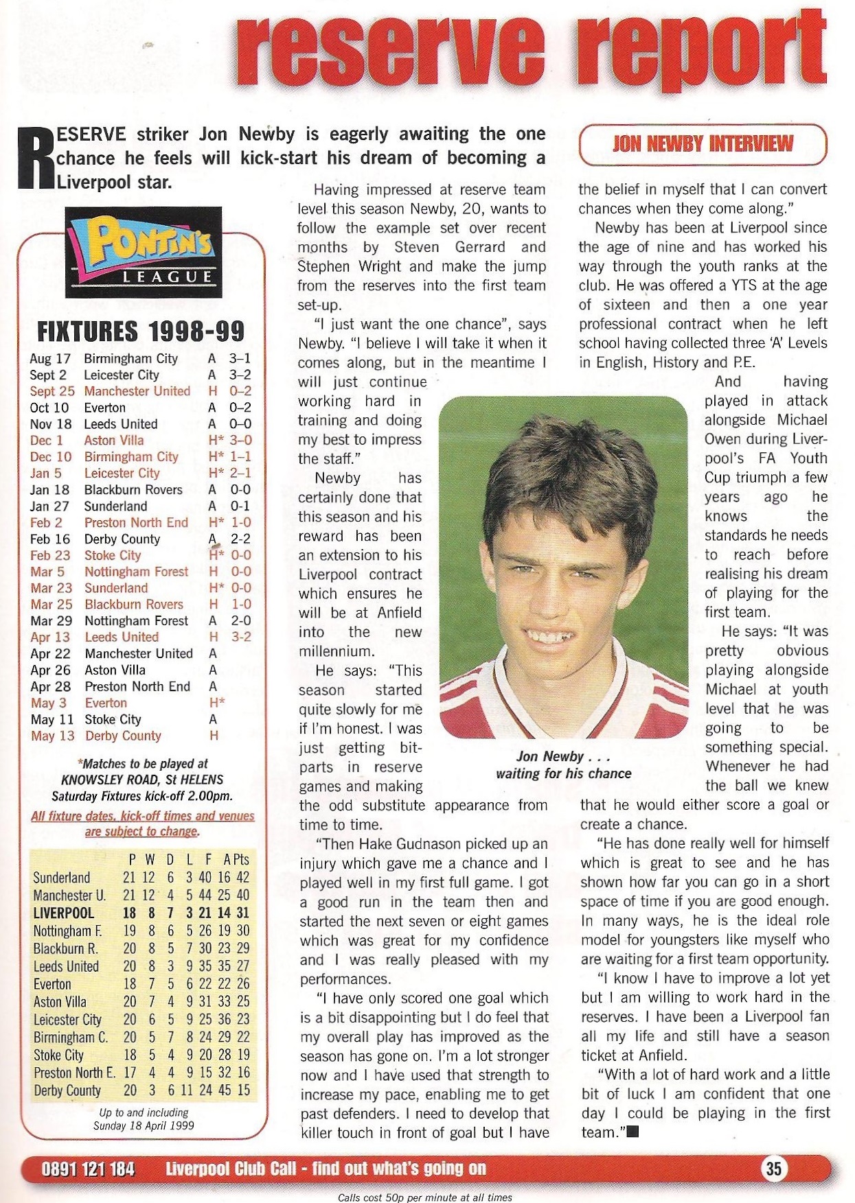 Liverpool career stats for Jon Newby - LFChistory - Stats galore for ...