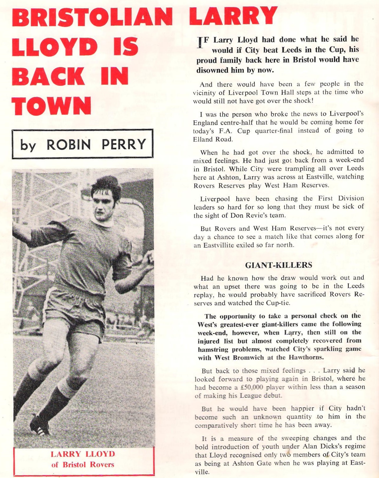 Liverpool career stats for Larry Lloyd - LFChistory - Stats galore for ...