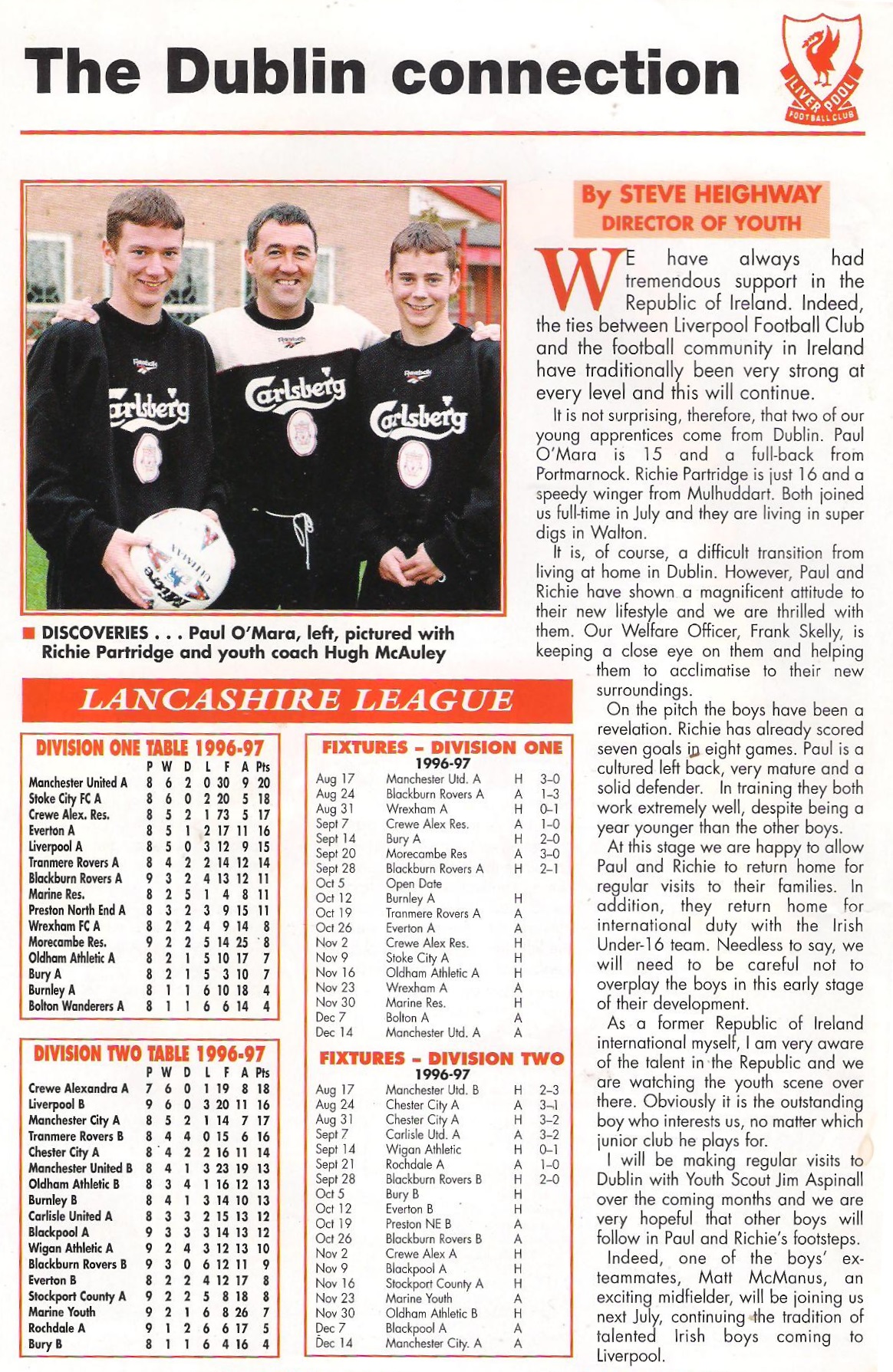 Liverpool career stats for Richie Partridge - LFChistory - Stats galore ...