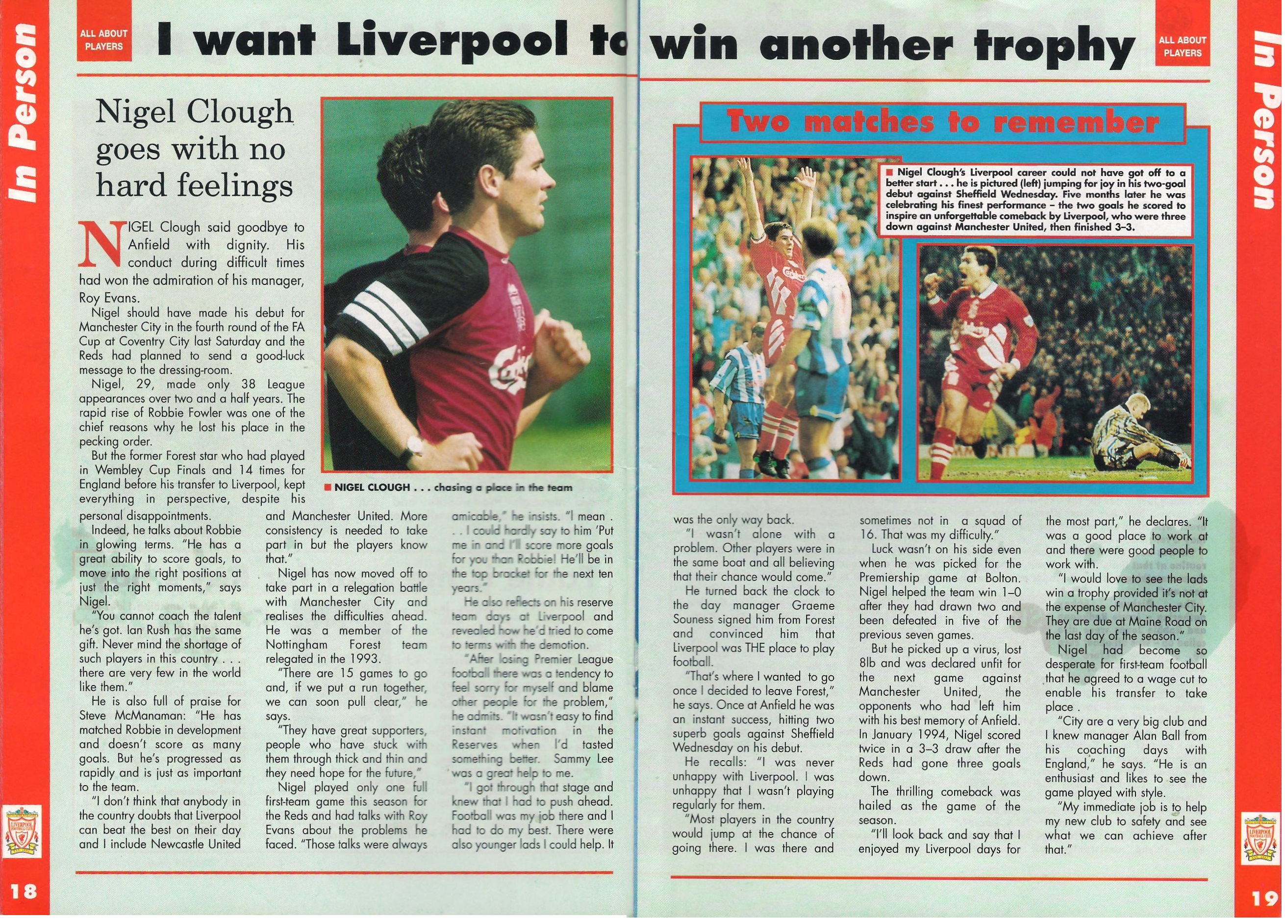 Liverpool career stats for Nigel Clough - LFChistory - Stats galore for ...