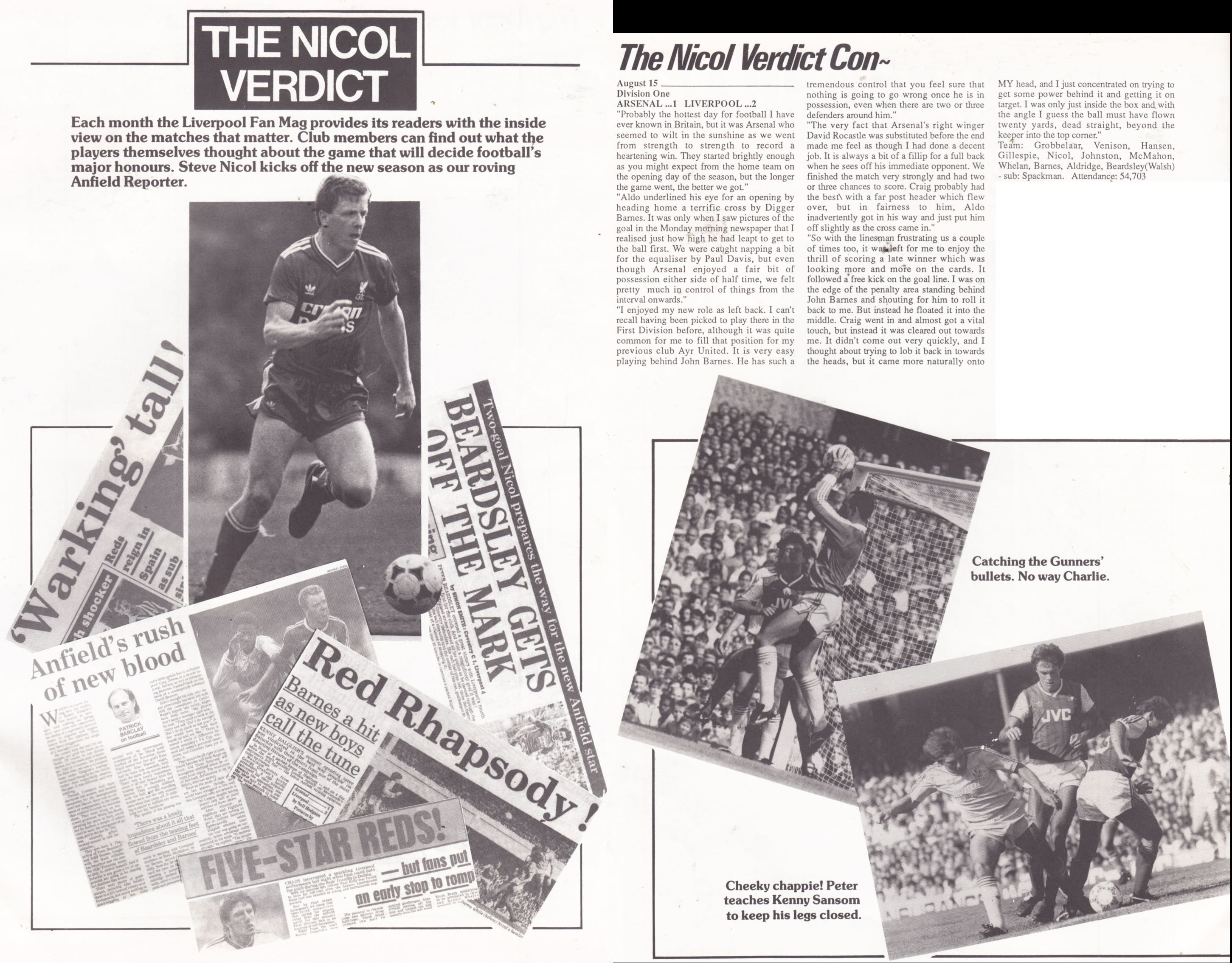 Liverpool career stats for Steve Nicol - LFChistory - Stats galore for ...