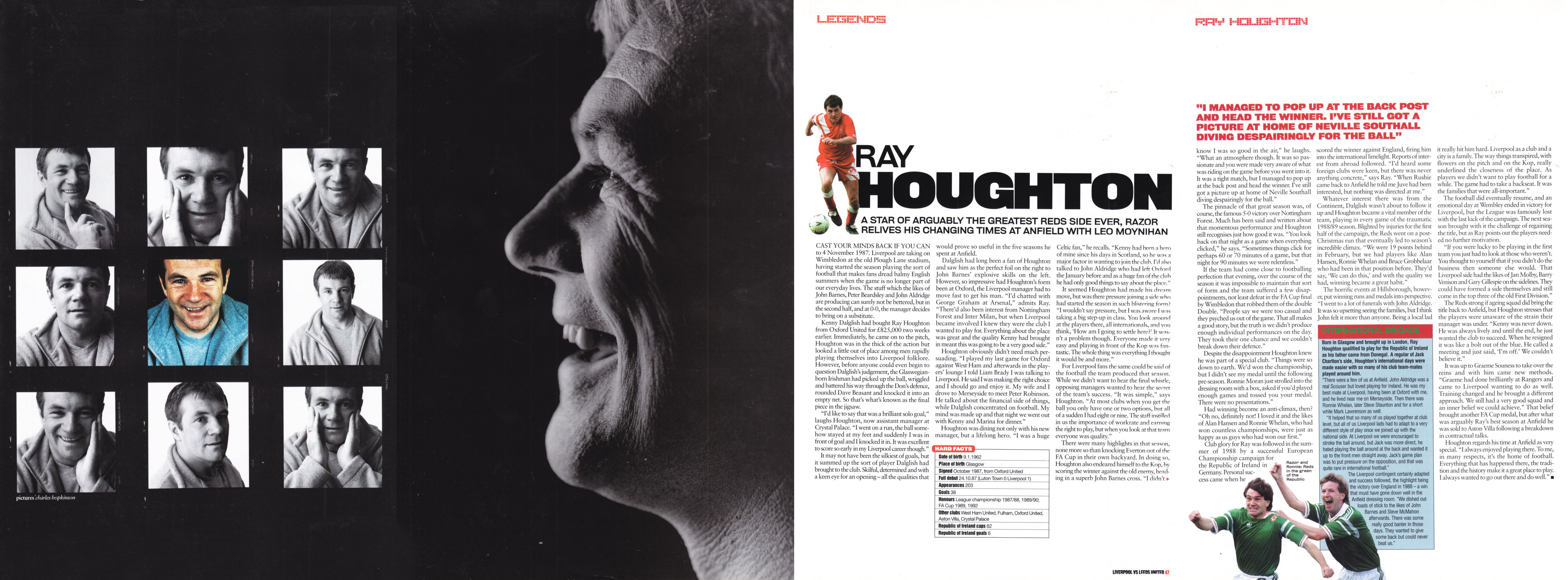 Liverpool career stats for Ray Houghton - LFChistory - Stats galore for ...