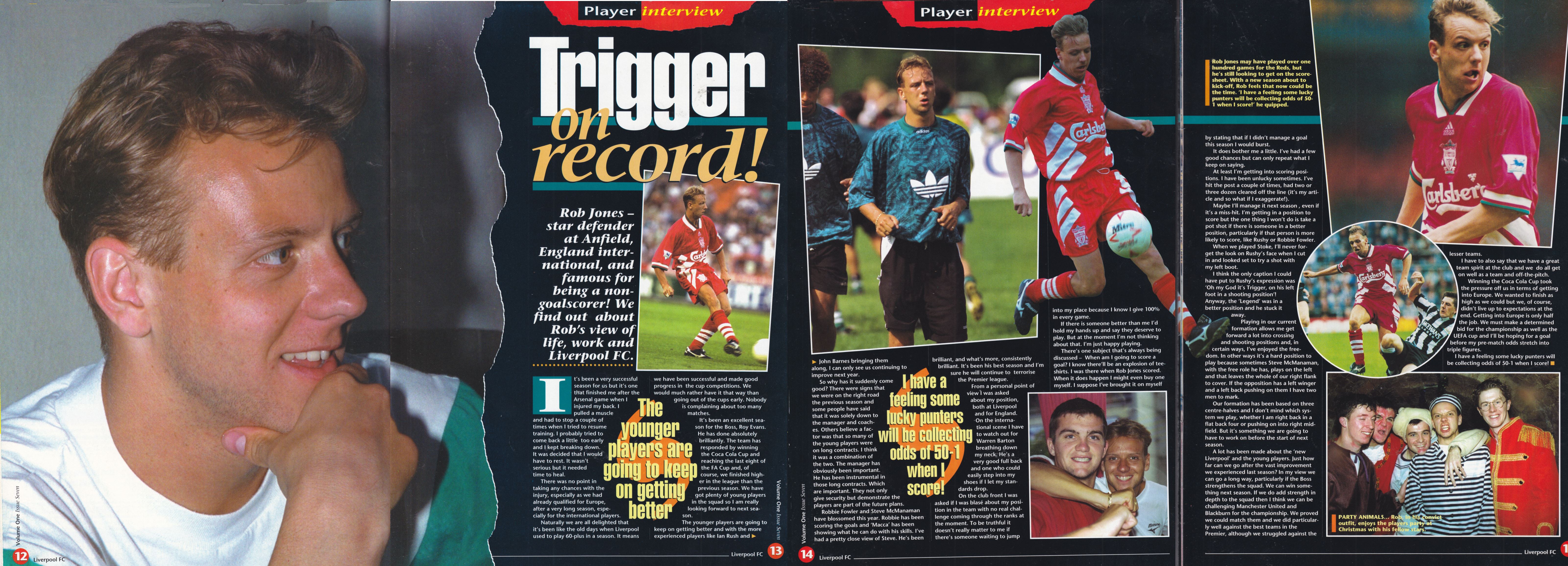 Liverpool career stats for Rob Jones - LFChistory - Stats galore for ...