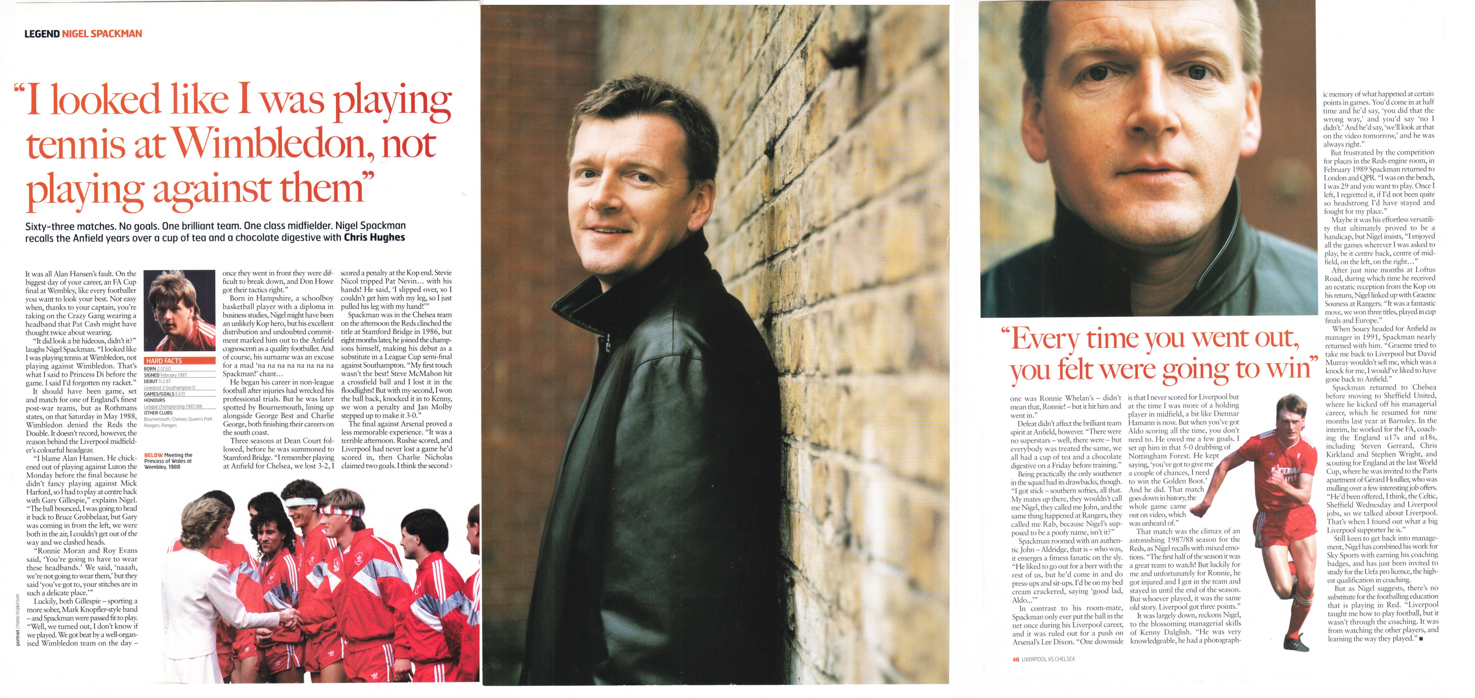 Liverpool career stats for Nigel Spackman - LFChistory - Stats galore ...