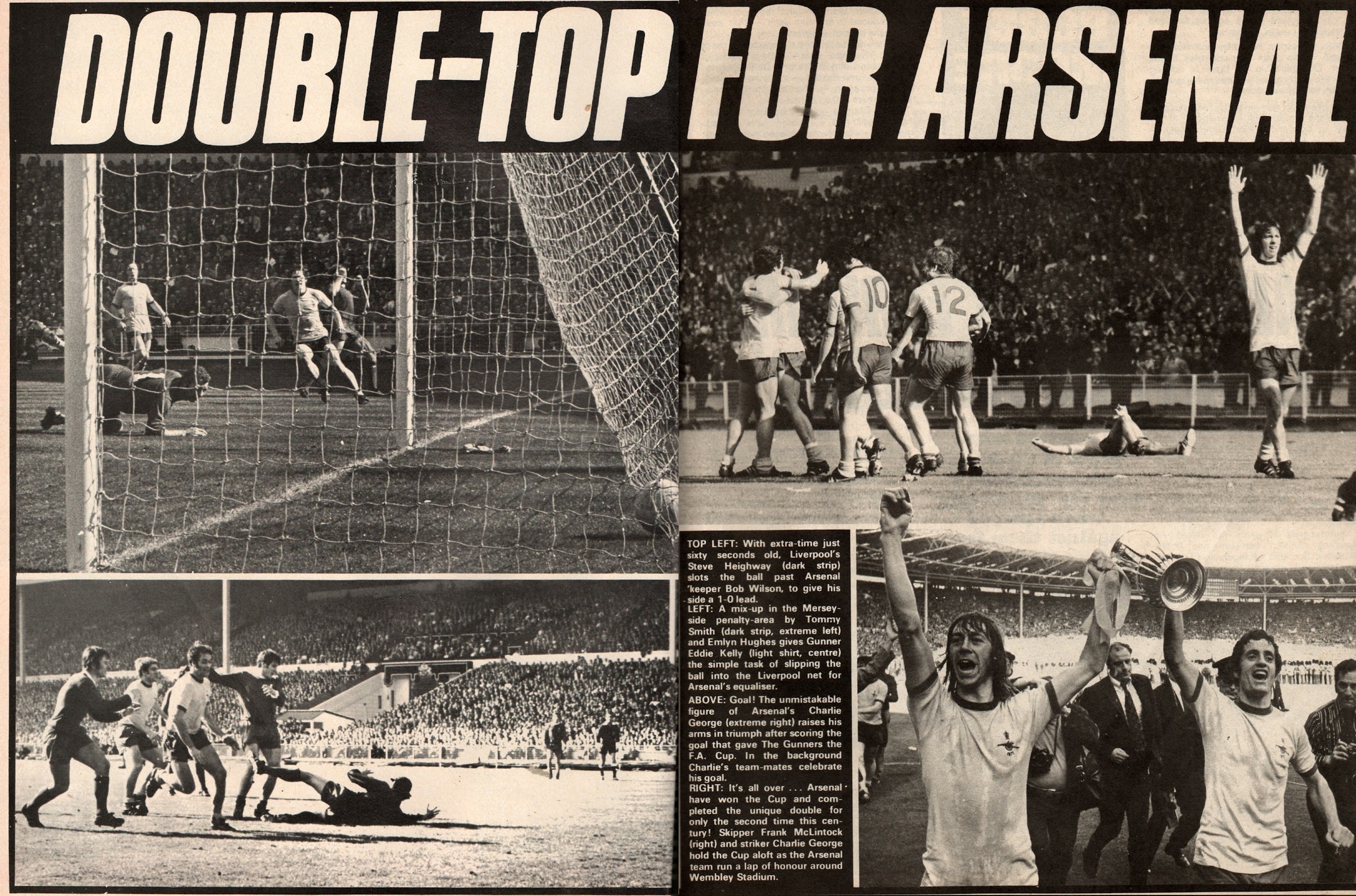 Matchdetails from Liverpool - Arsenal played on Saturday 8 May 1971 ...