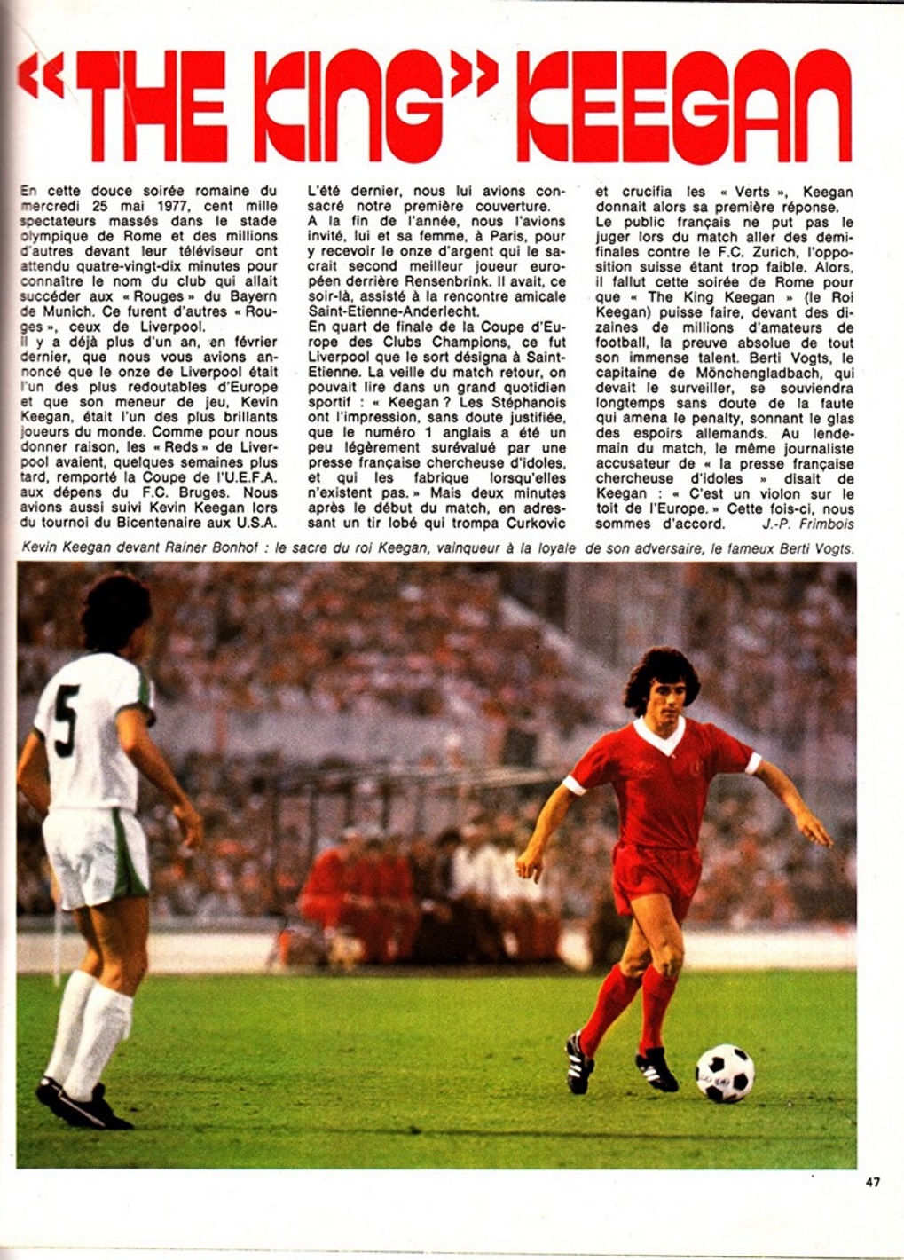 Liverpool career stats for Kevin Keegan - LFChistory - Stats galore for ...