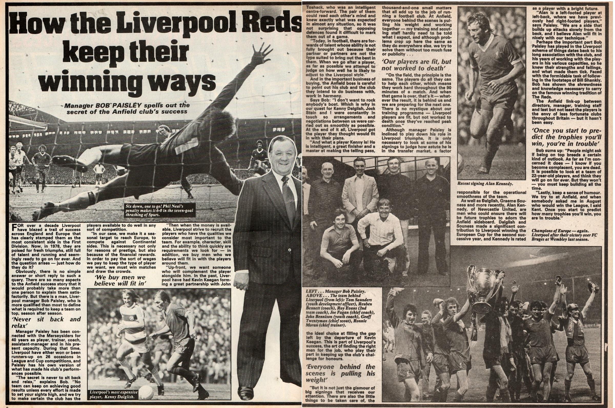 Bob Paisley - LFChistory - Stats galore for Liverpool FC!