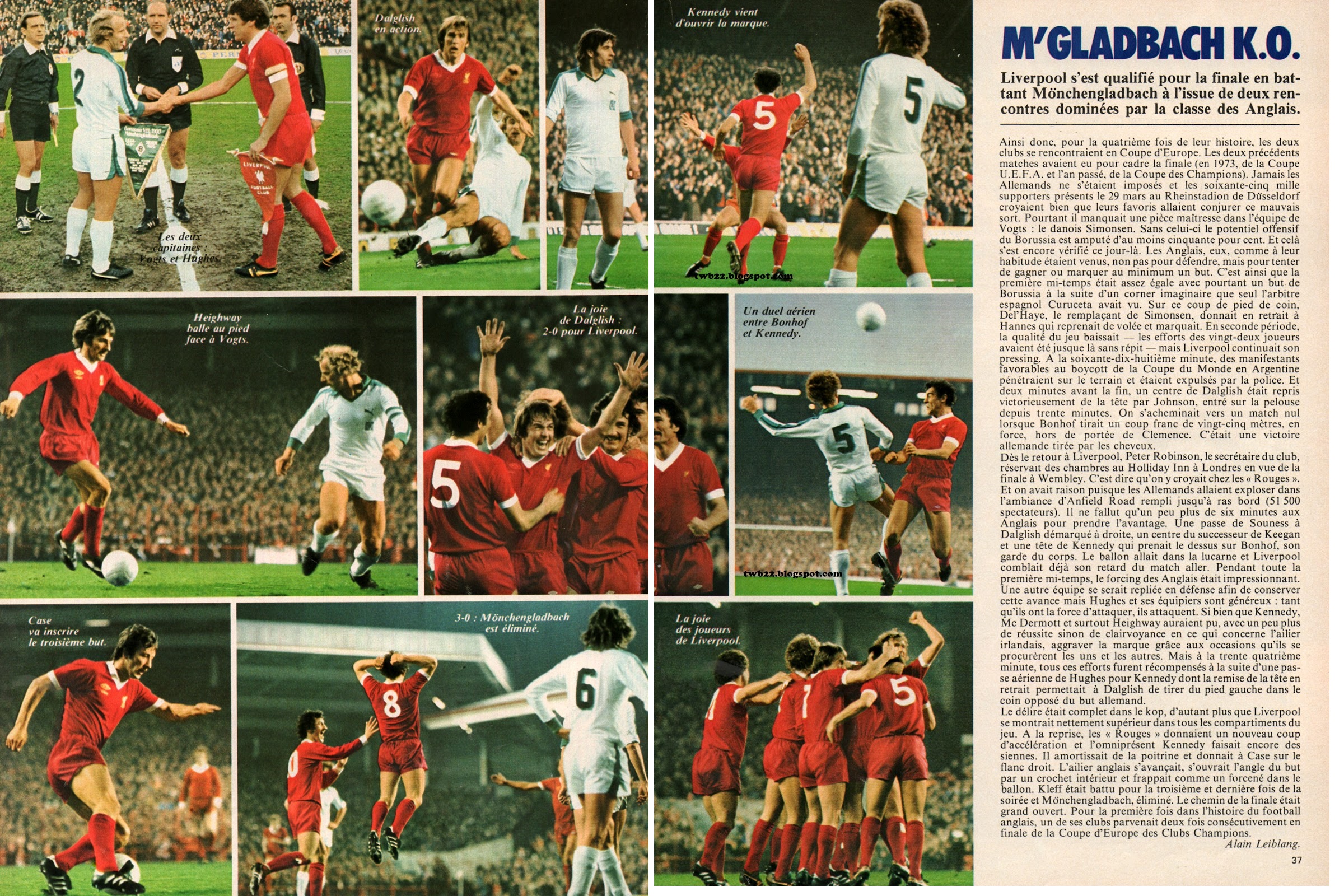 Matchdetails from Liverpool - Borussia Moenchengladbach played on ...