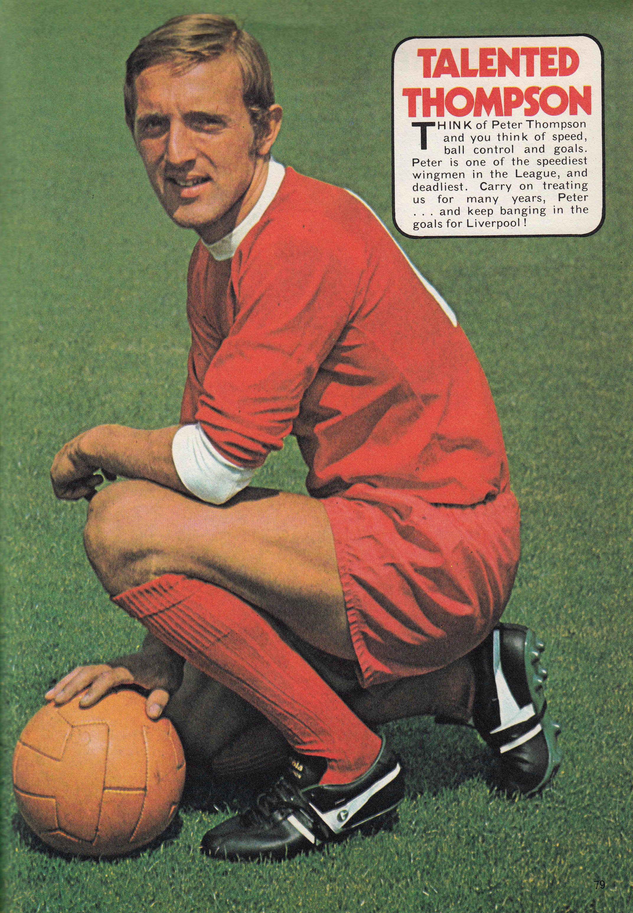 Liverpool career stats for Peter Thompson - LFChistory - Stats galore ...