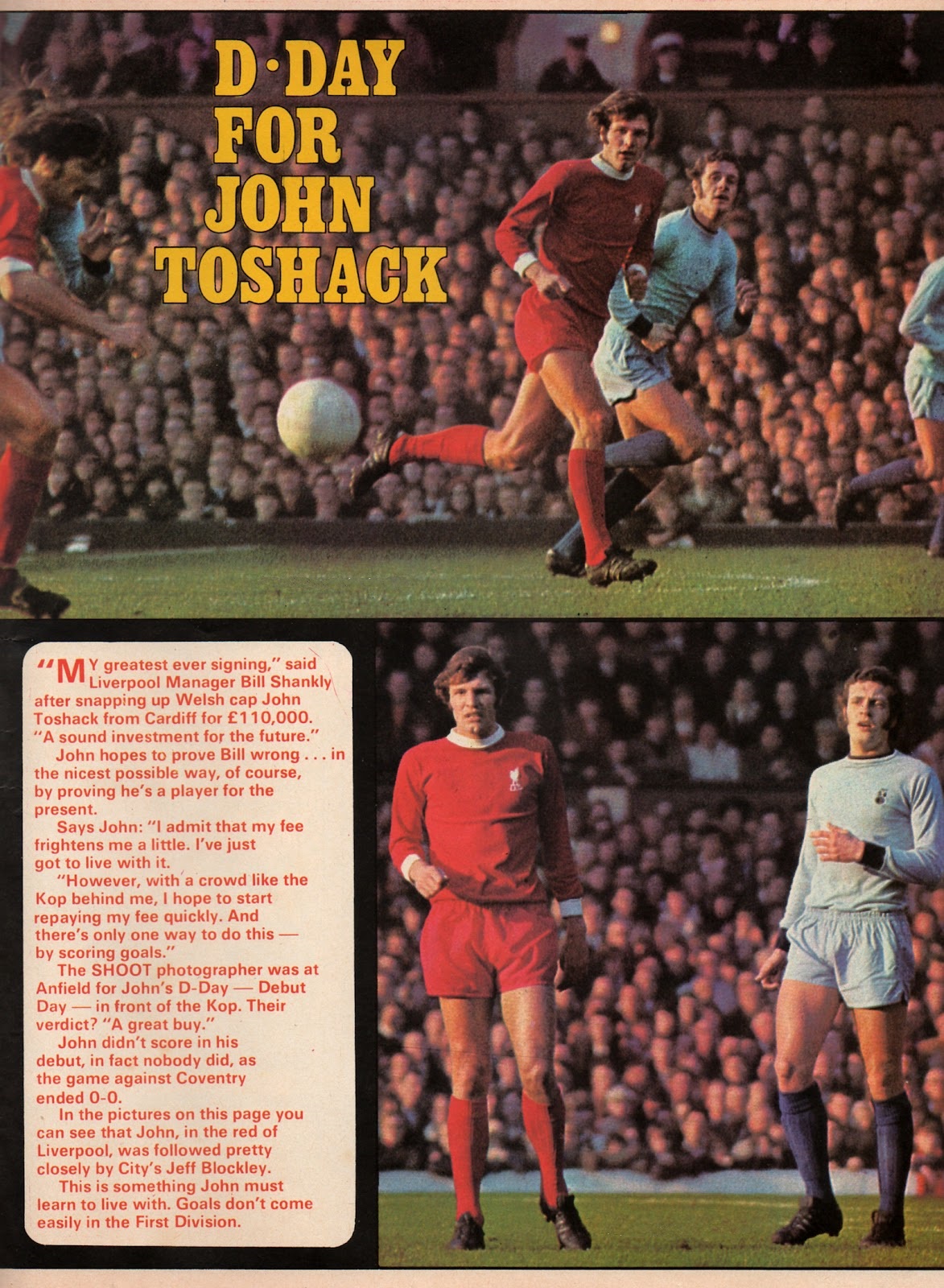 Liverpool career stats for John Toshack - LFChistory - Stats galore for ...