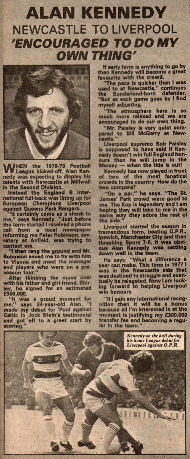 Liverpool career stats for Alan Kennedy - LFChistory - Stats galore for ...