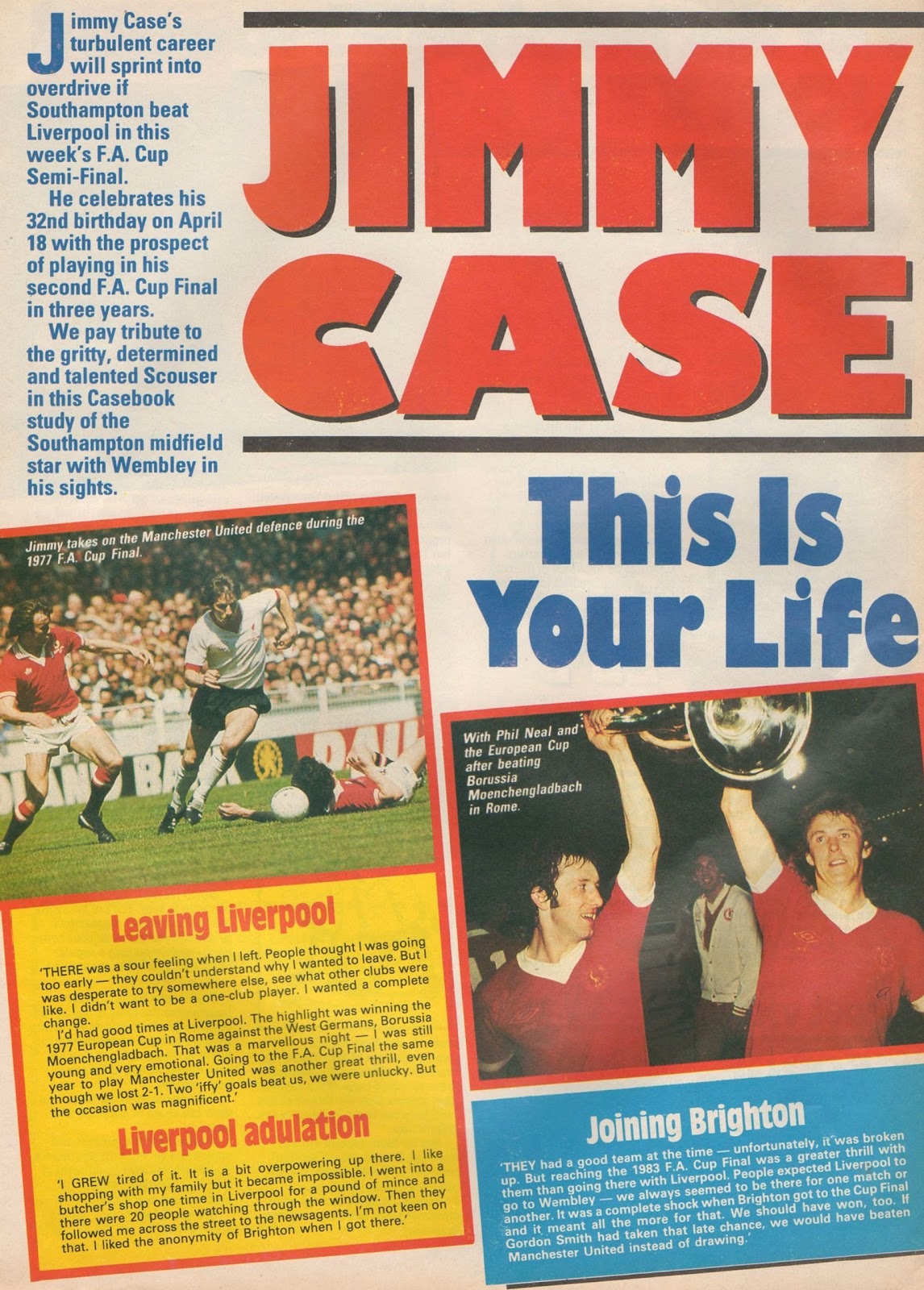 Liverpool career stats for Jimmy Case - LFChistory - Stats galore for ...