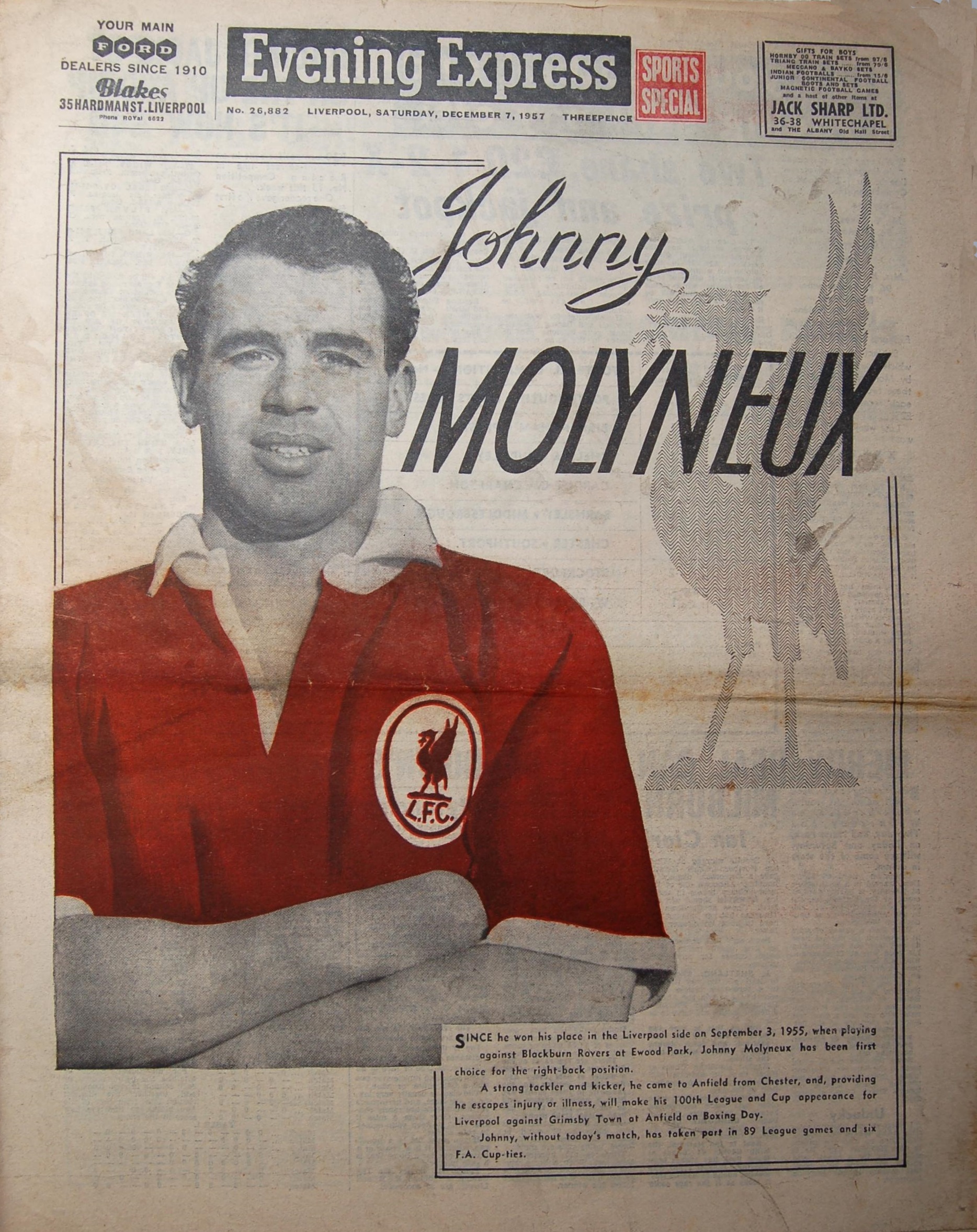 John Molyneux (footballer) - Alchetron, the free social encyclopedia