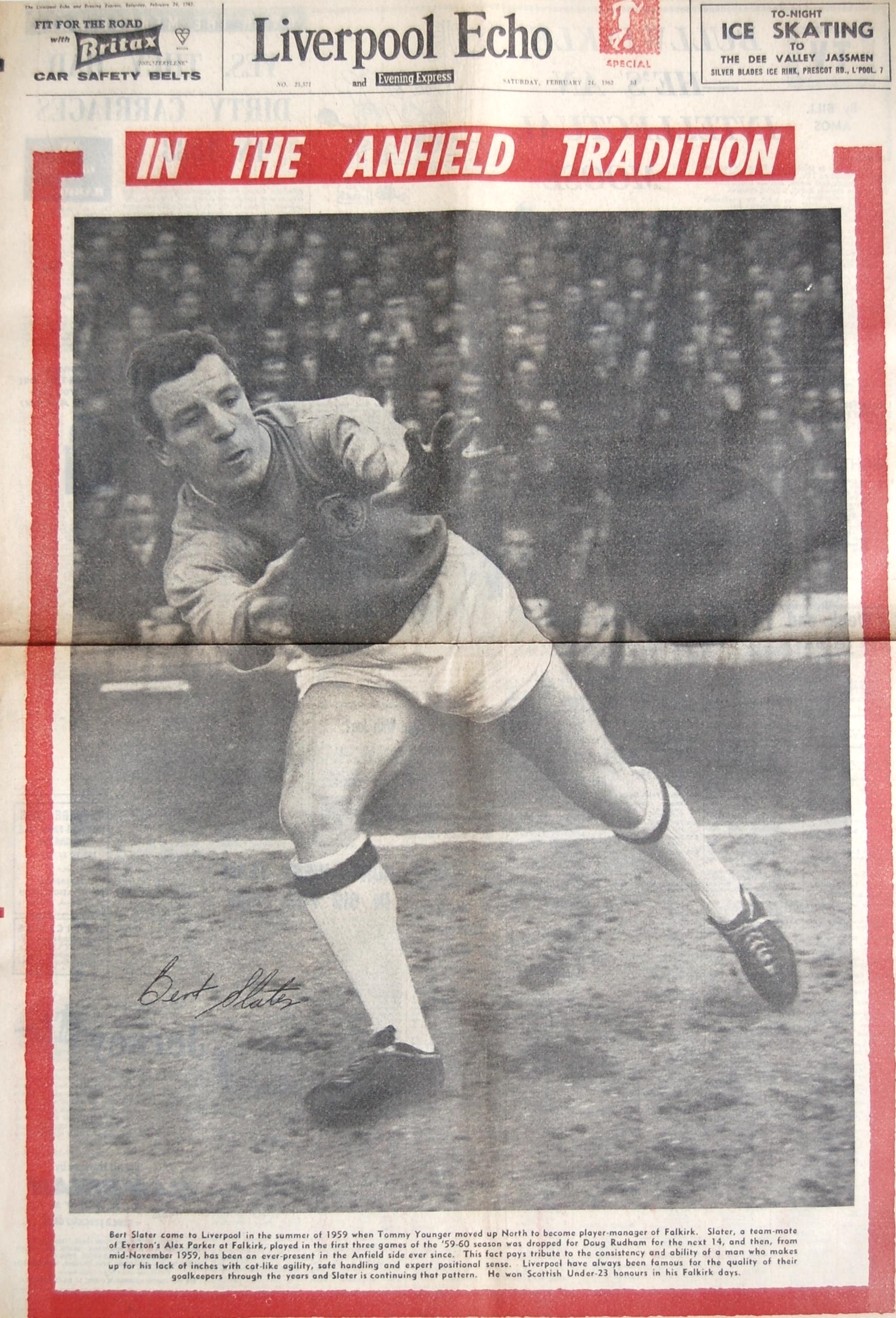 Liverpool career stats for Bert Slater - LFChistory - Stats galore for ...