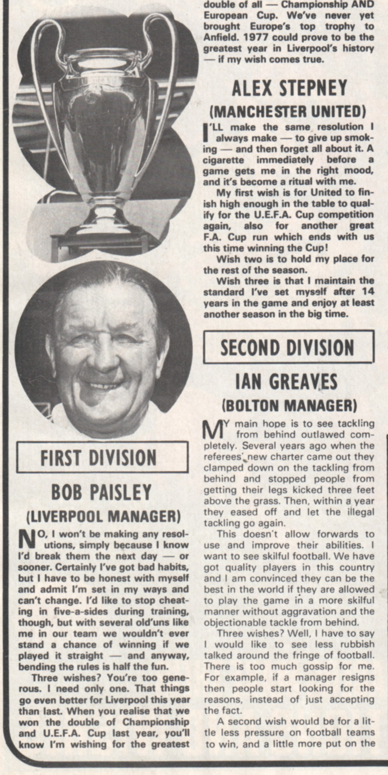 Bob Paisley - LFChistory - Stats galore for Liverpool FC!