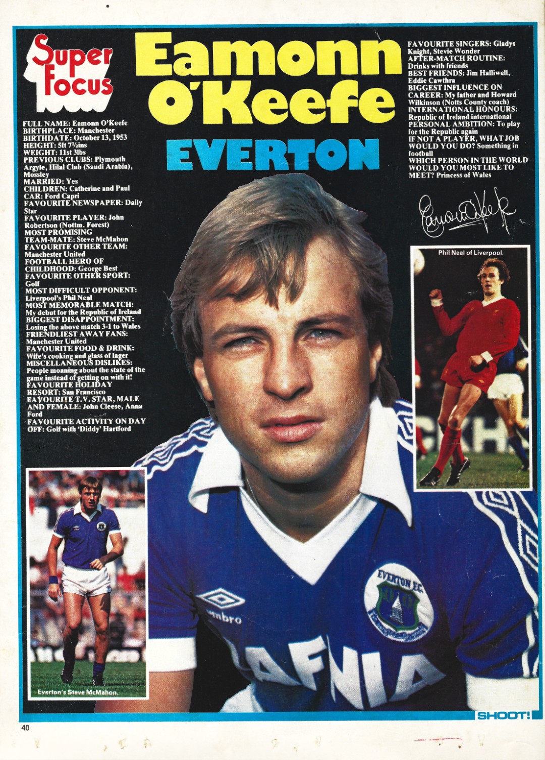 Liverpool career stats for Phil Neal - LFChistory - Stats galore for ...