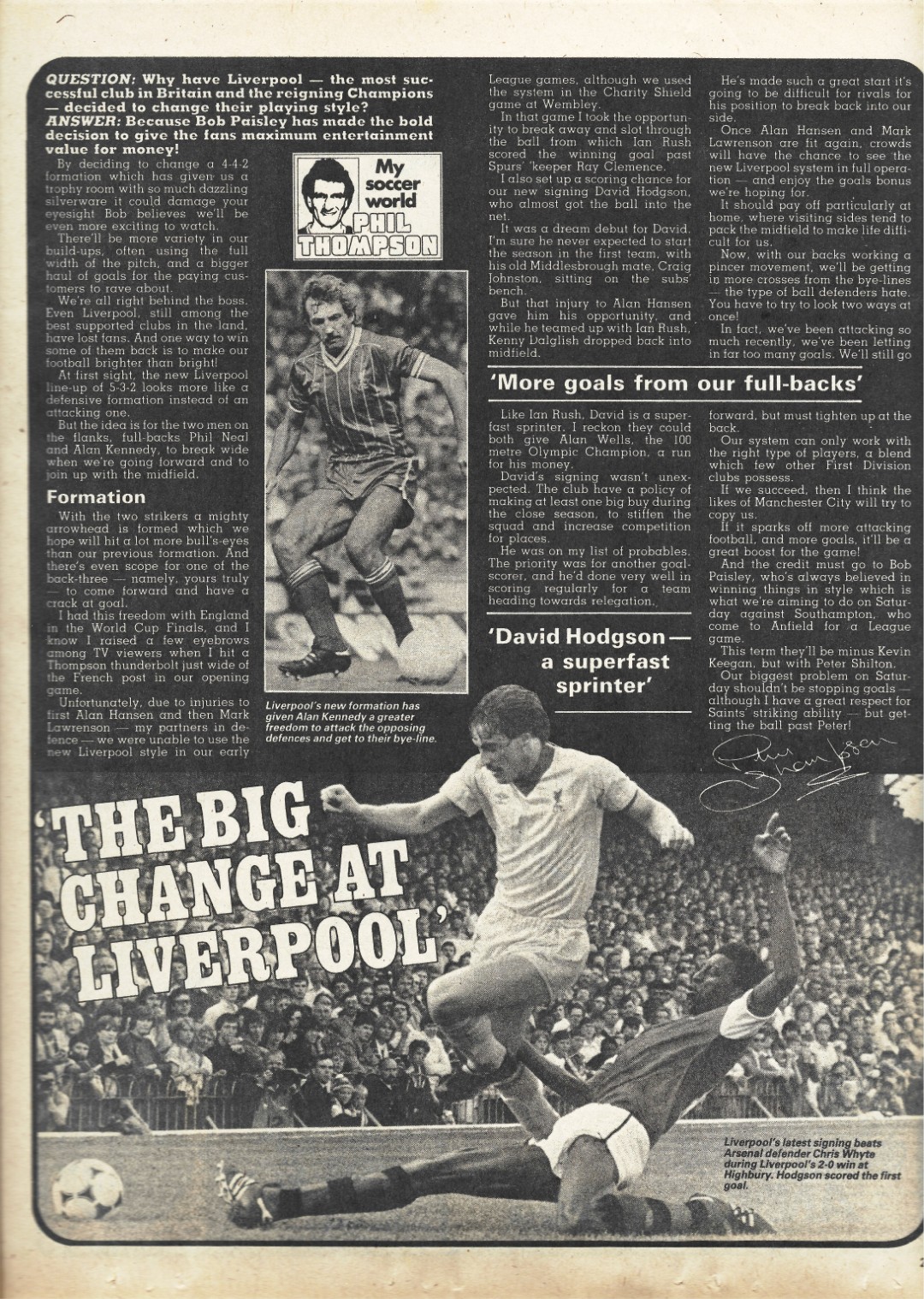 Liverpool career stats for Alan Kennedy - LFChistory - Stats galore for ...