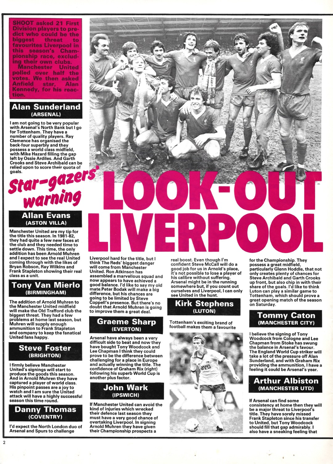 Liverpool career stats for John Wark - LFChistory - Stats galore for ...