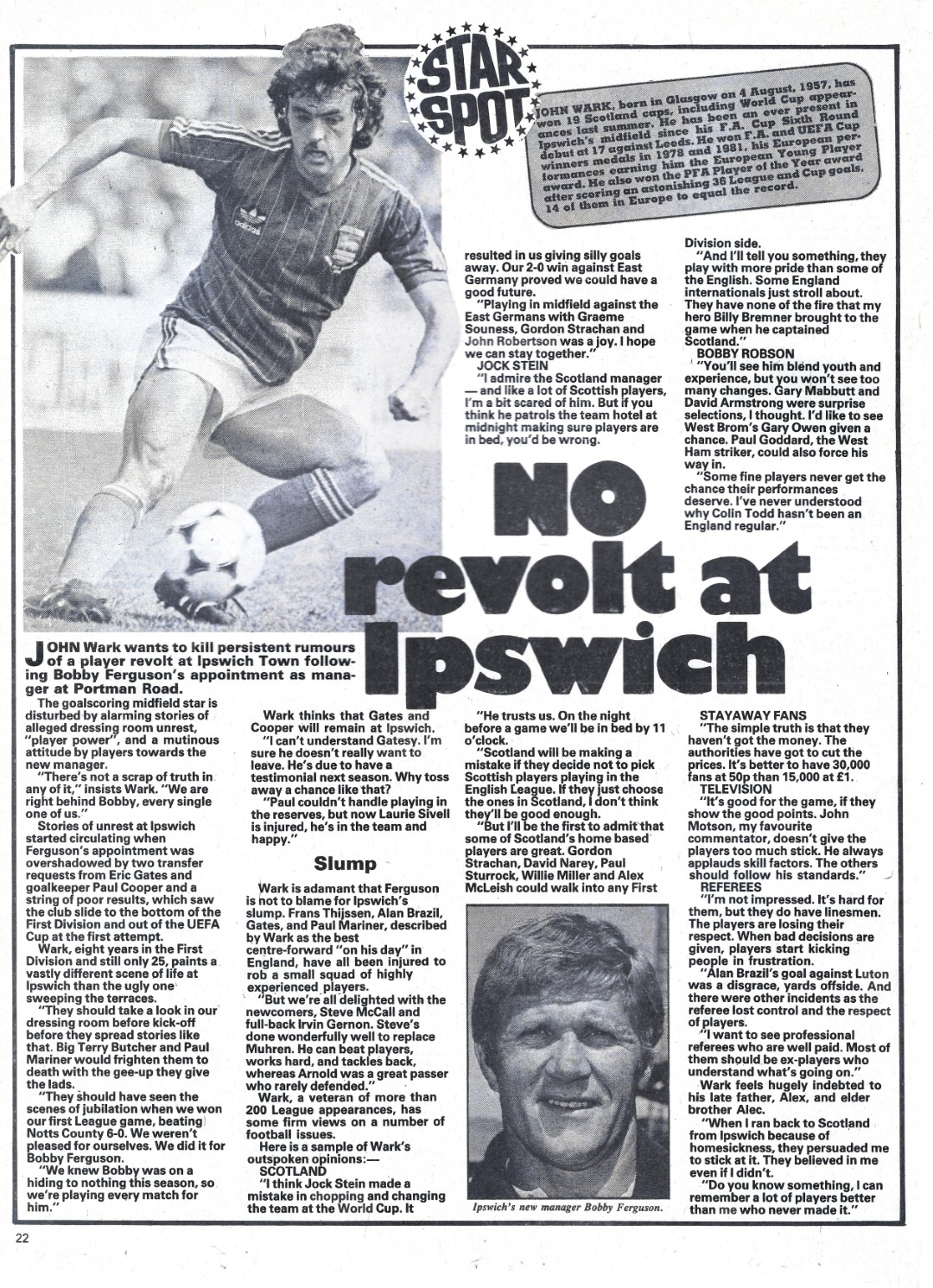 Liverpool career stats for John Wark - LFChistory - Stats galore for ...