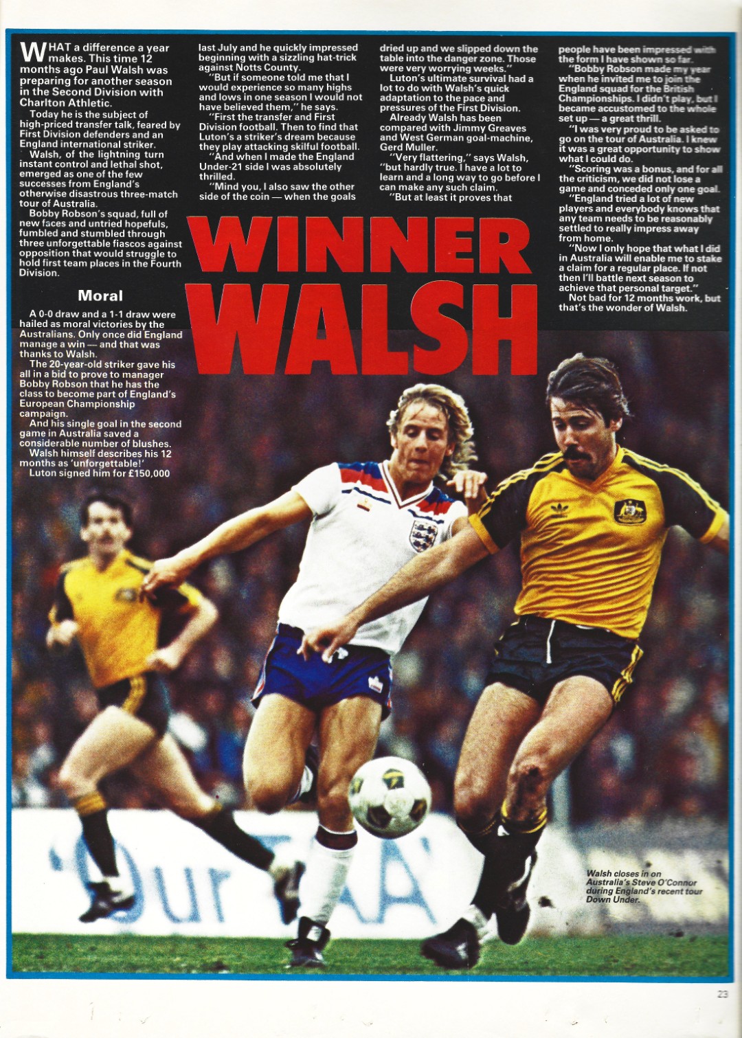 Liverpool career stats for Paul Walsh - LFChistory - Stats galore for ...