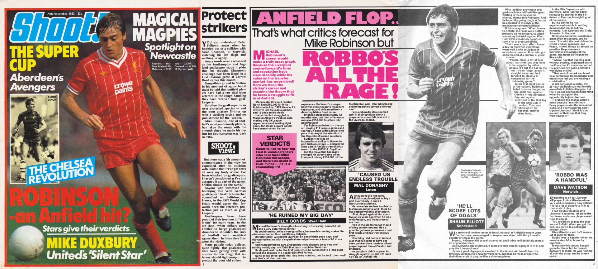 Liverpool career stats for Michael Robinson - LFChistory - Stats galore ...