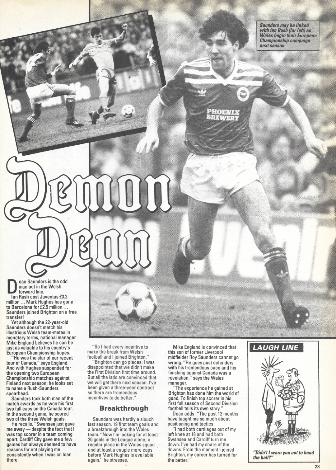 Liverpool career stats for Dean Saunders - LFChistory - Stats galore ...