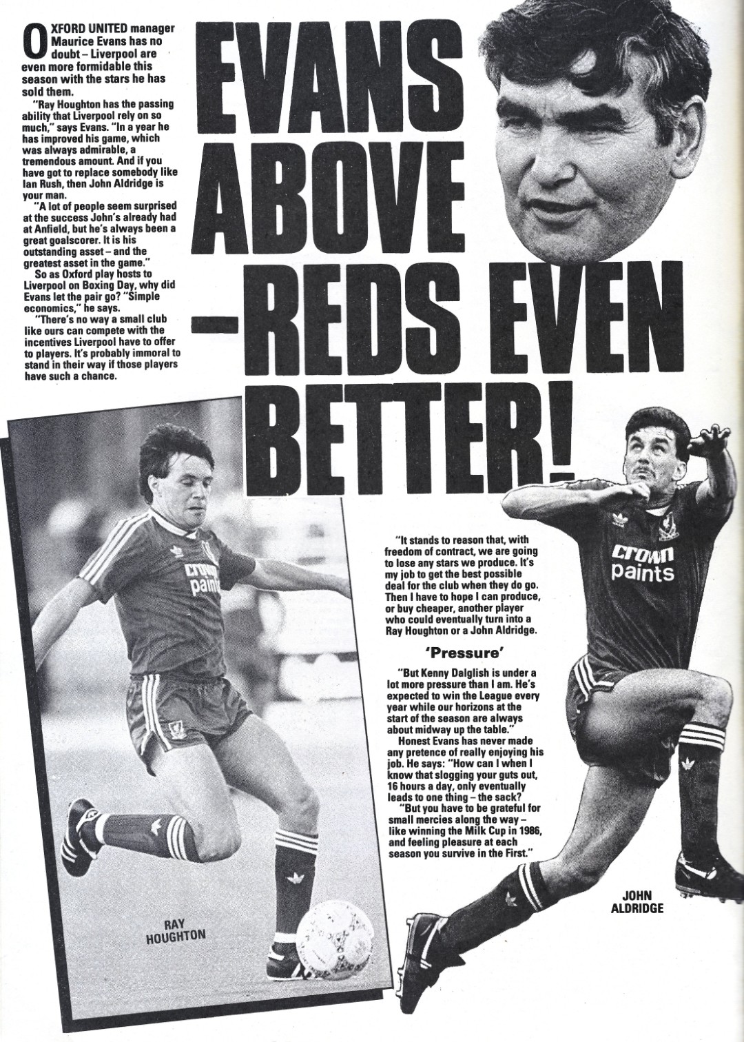 Liverpool career stats for Ray Houghton - LFChistory - Stats galore for ...