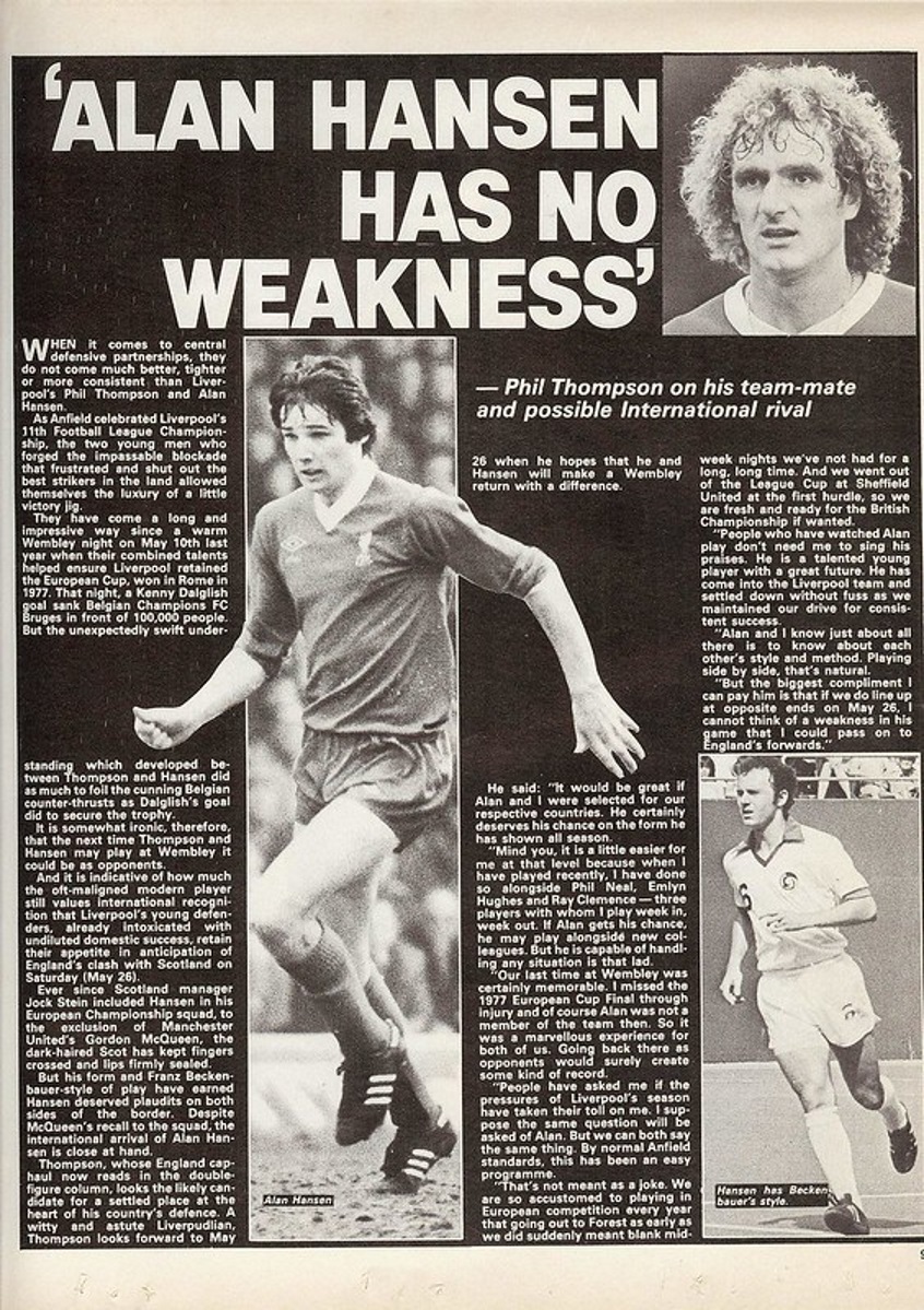 Liverpool career stats for Phil Thompson - LFChistory - Stats galore ...