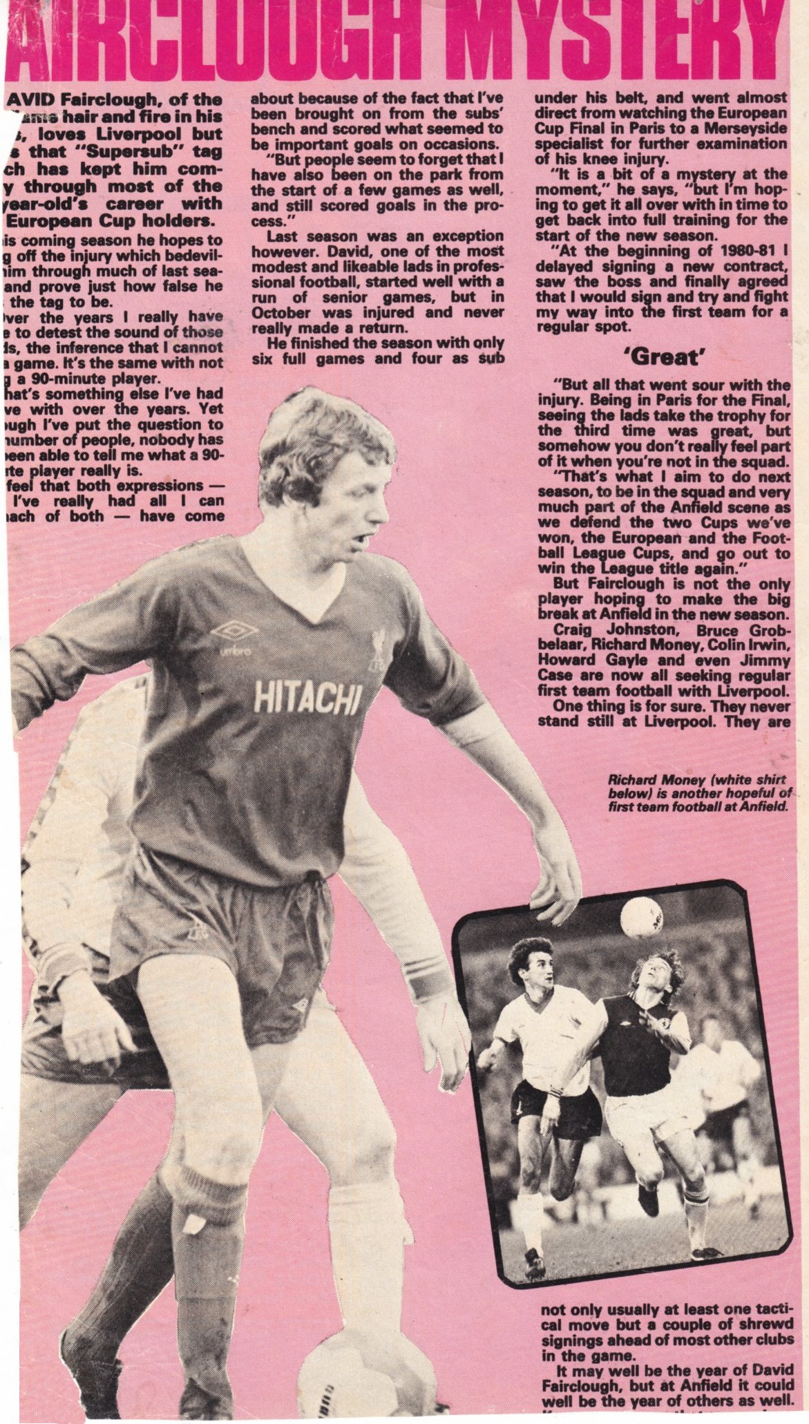 Liverpool career stats for David Fairclough - LFChistory - Stats galore ...