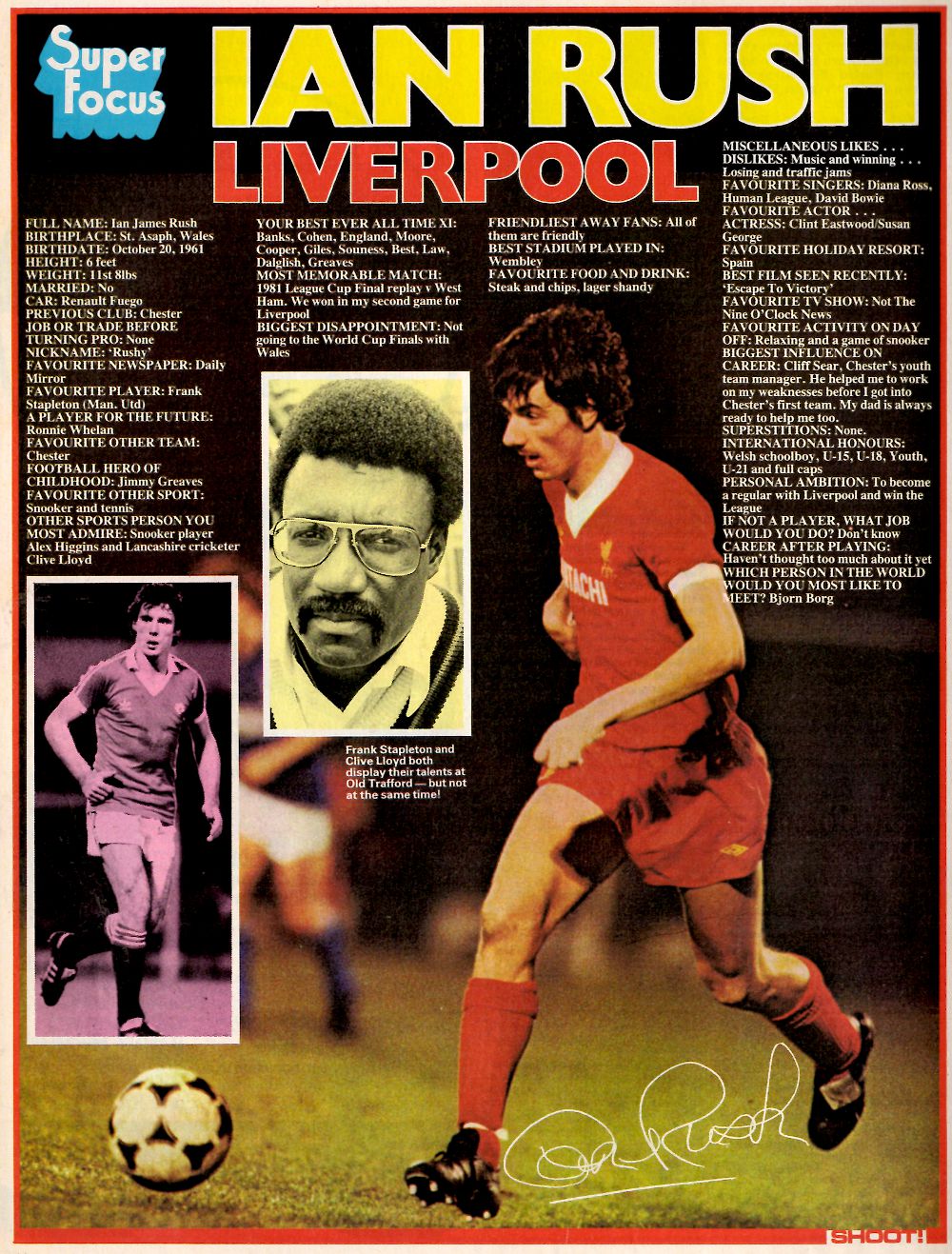 Liverpool career stats for Ian Rush - LFChistory - Stats galore for ...