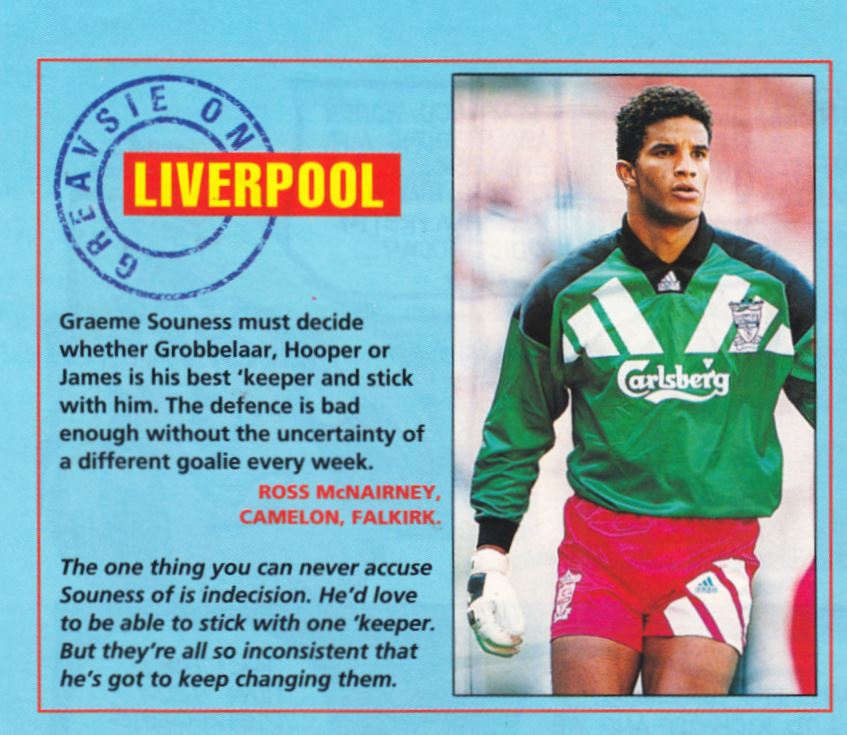 Liverpool career stats for David James - LFChistory - Stats galore for ...
