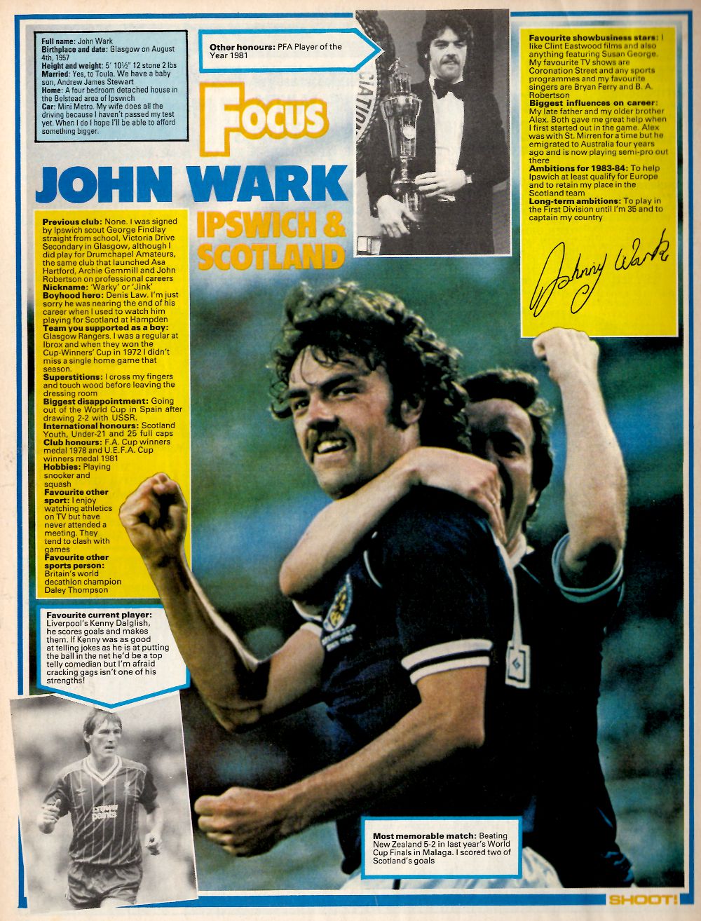 Liverpool career stats for John Wark - LFChistory - Stats galore for Liverpool FC!