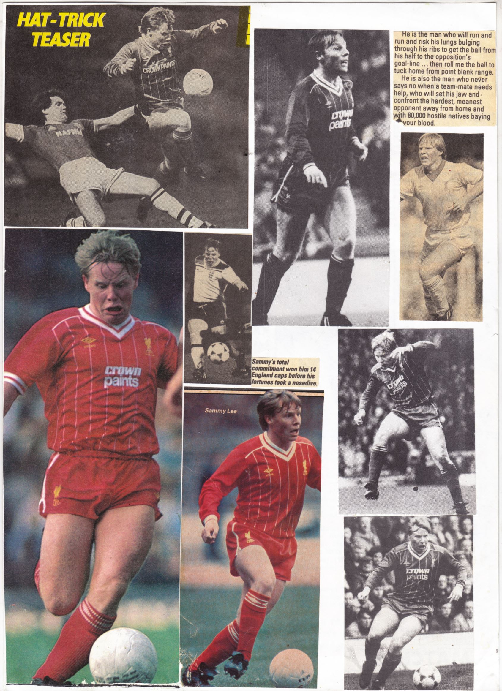 Liverpool career stats for Sammy Lee - LFChistory - Stats galore for ...