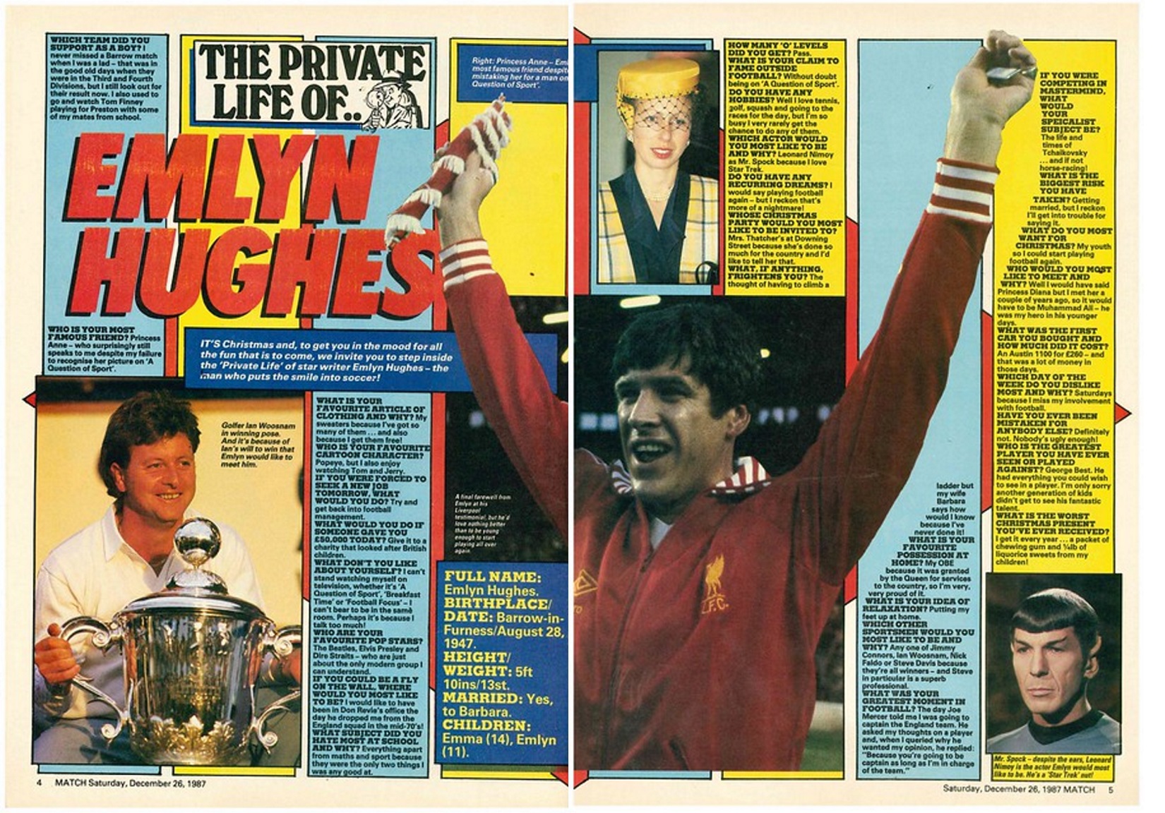 Liverpool career stats for Emlyn Hughes - LFChistory - Stats galore for ...