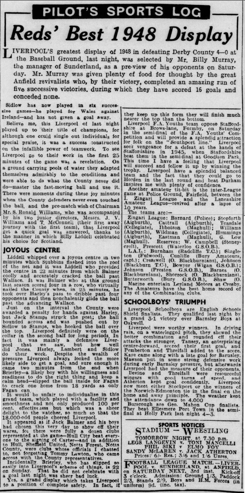 Matchdetails from Derby County - Liverpool played on Wednesday 31 March ...