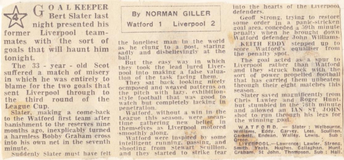 Liverpool career stats for Bert Slater - LFChistory - Stats galore for ...