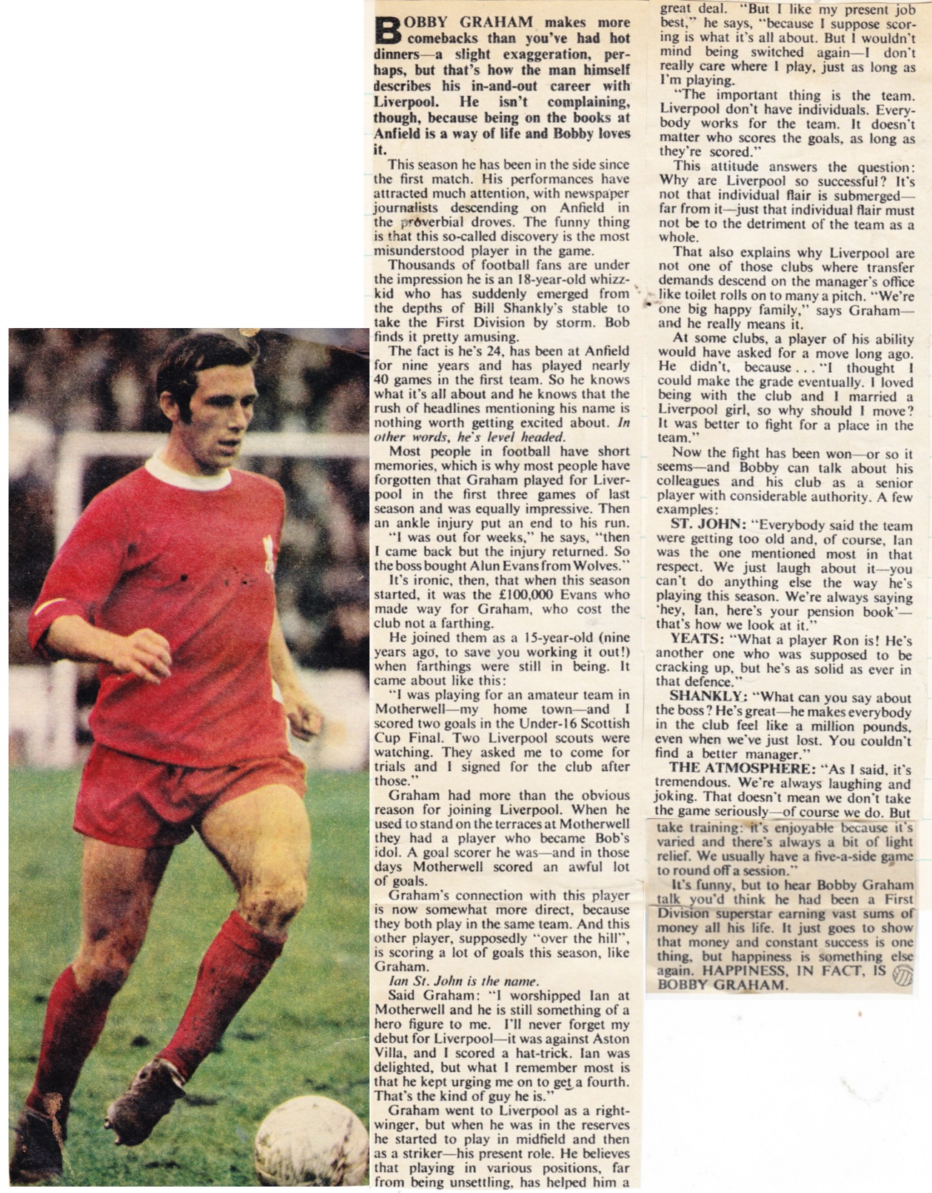 Liverpool career stats for Bobby Graham - LFChistory - Stats galore for ...