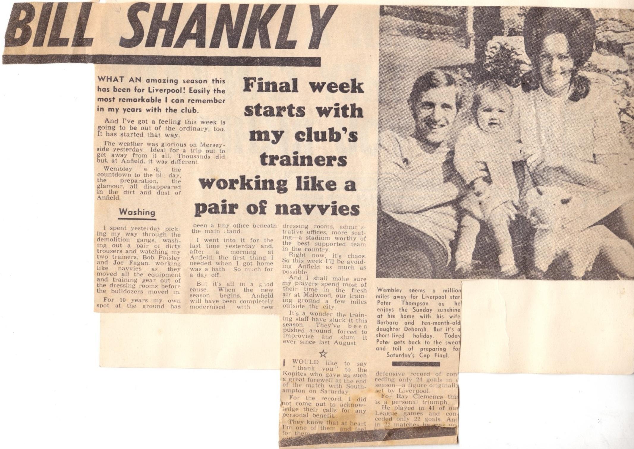 Liverpool career stats for Peter Thompson - LFChistory - Stats galore ...