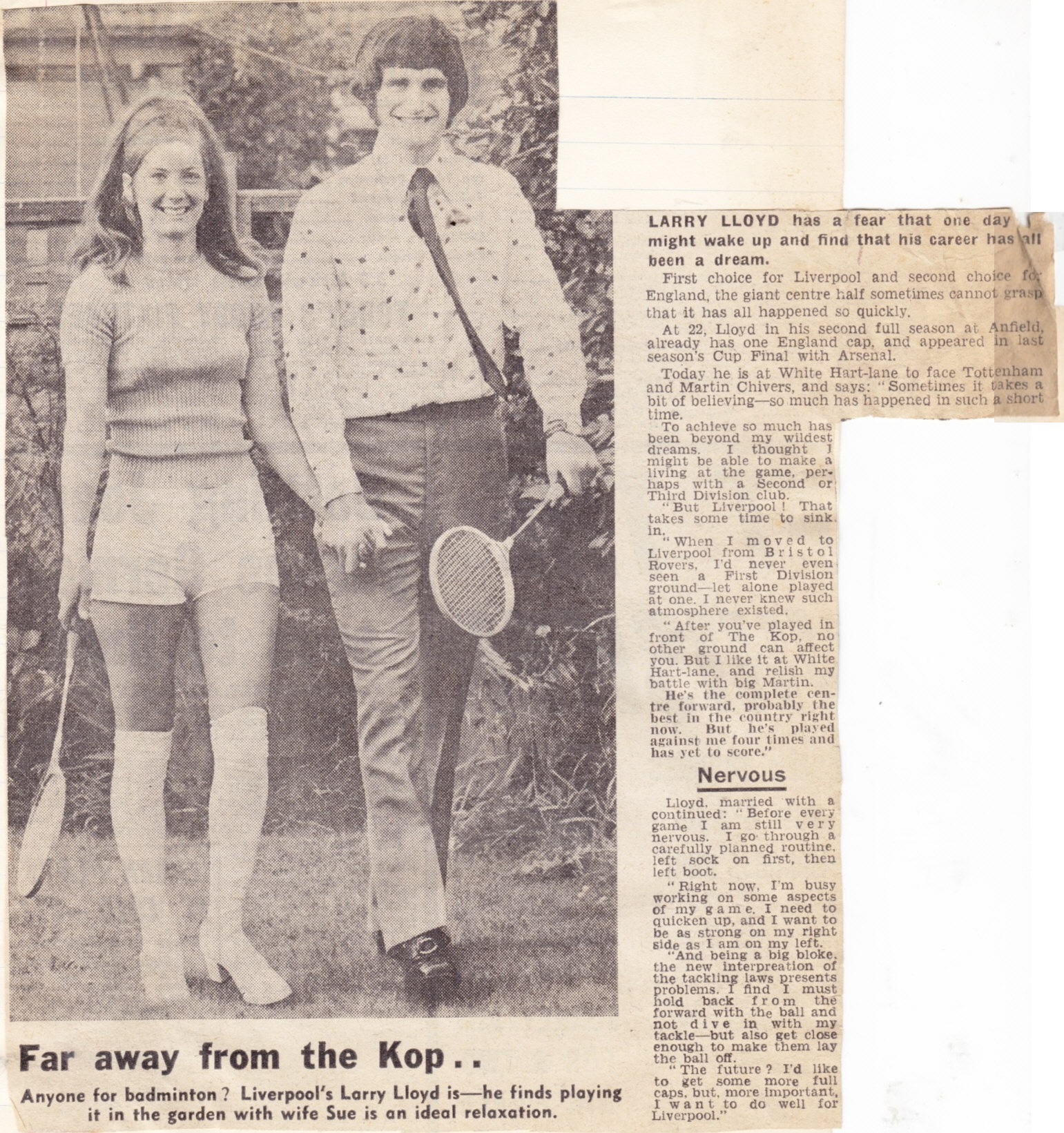 Liverpool career stats for Larry Lloyd - LFChistory - Stats galore for ...