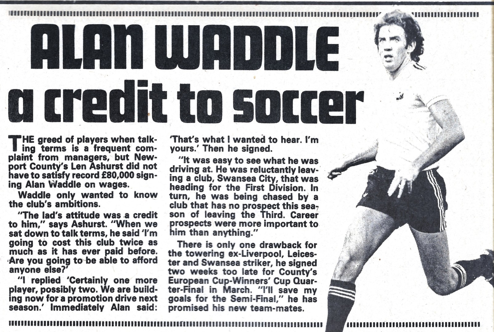 Liverpool career stats for Alan Waddle - LFChistory - Stats galore for ...