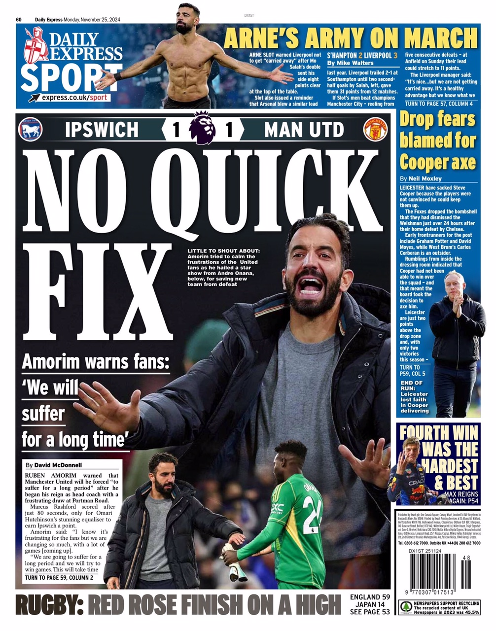 Matchdetails from Southampton - Liverpool played on Sunday 24 November ...