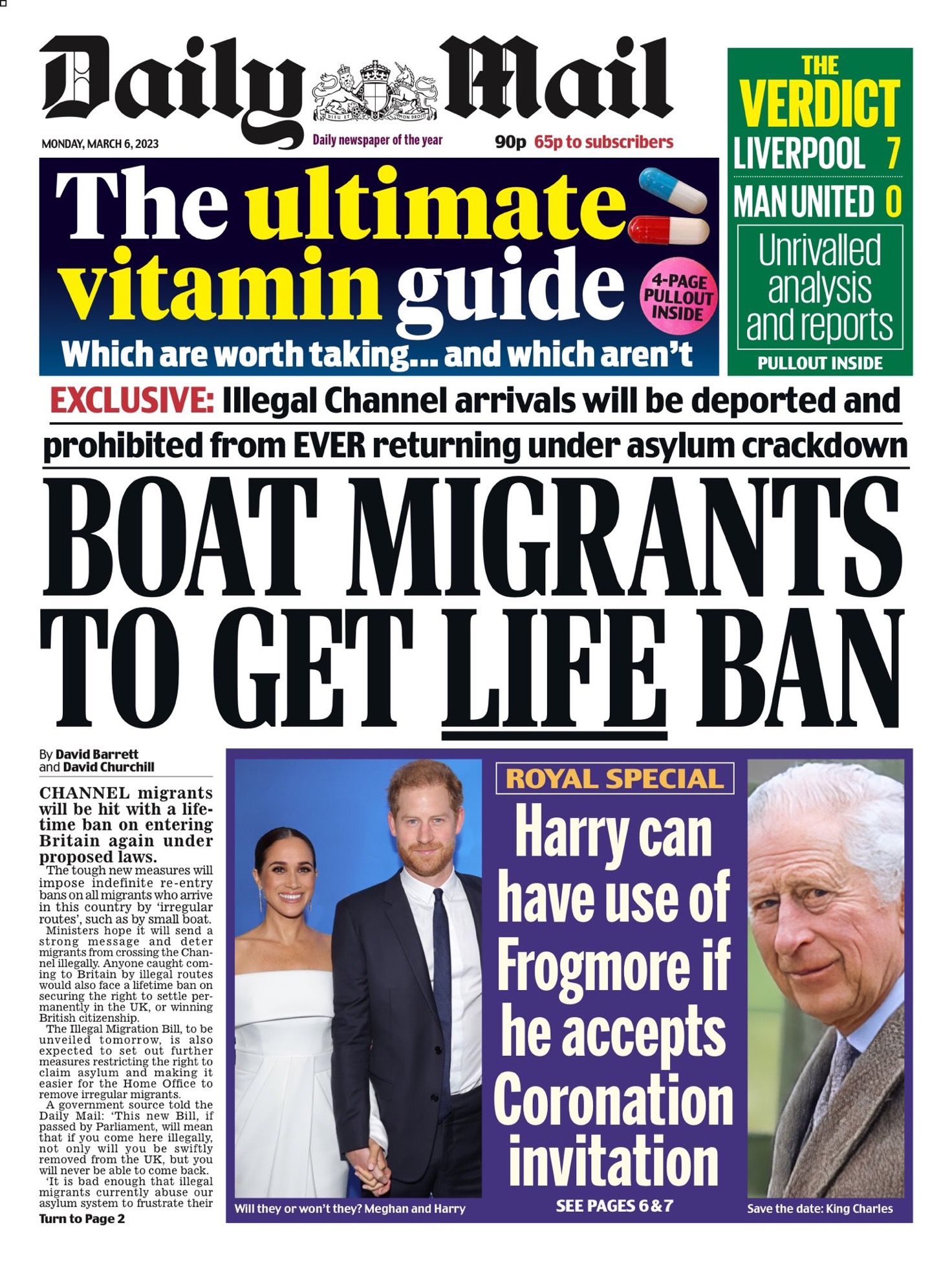 Matchdetails from Liverpool - Manchester United played on Sunday 5 ...