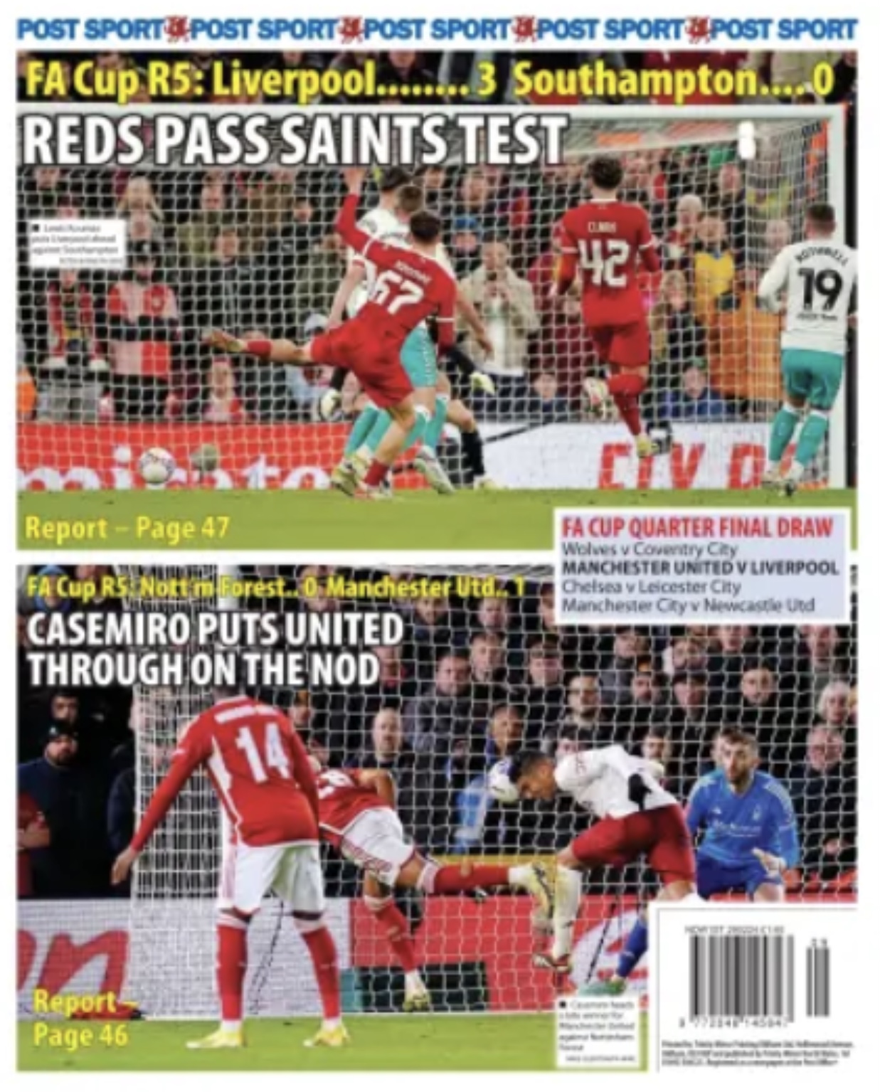 Matchdetails from Liverpool - Southampton played on Wednesday 28 ...