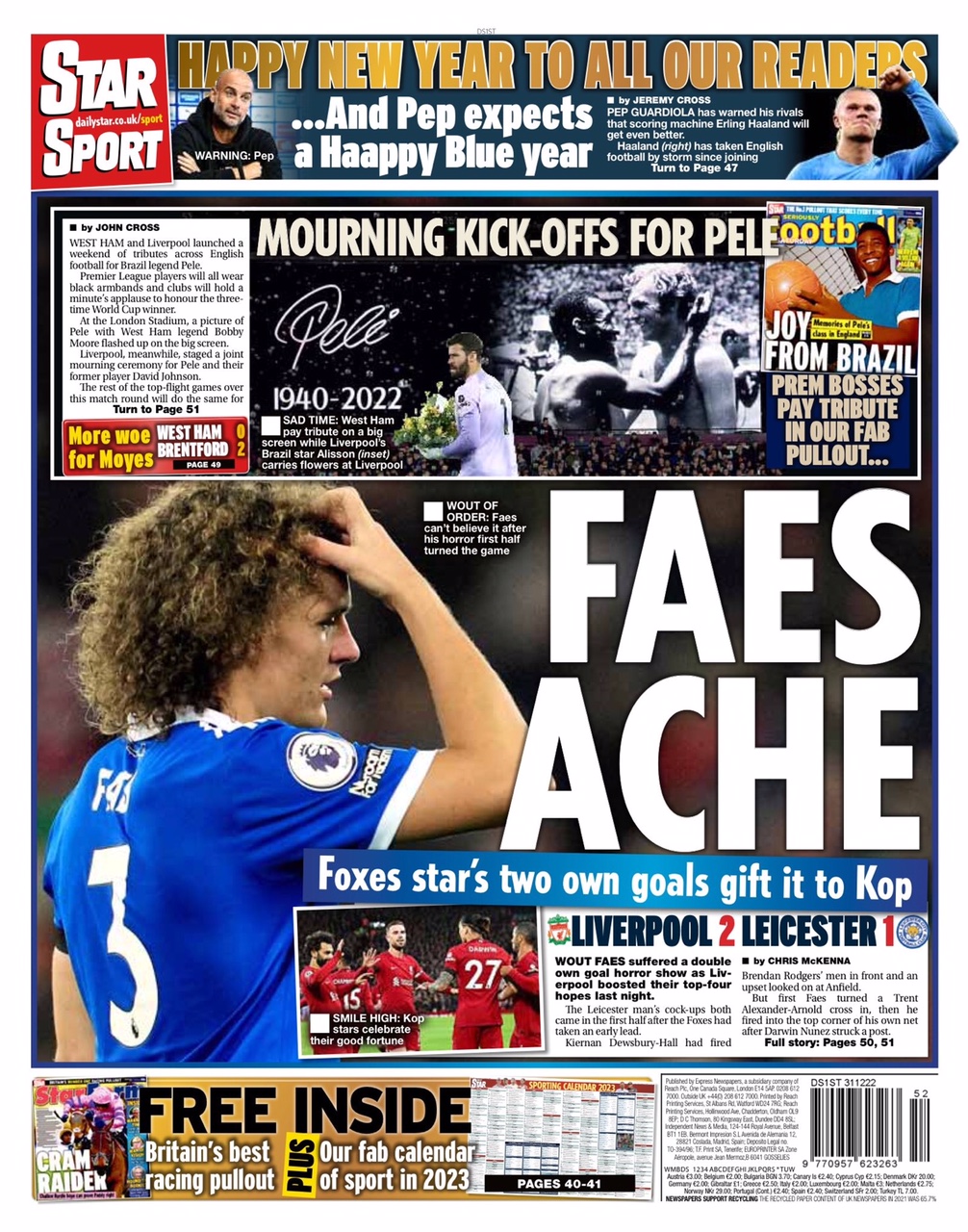 Matchdetails from Liverpool - Leicester City played on Friday 30 ...