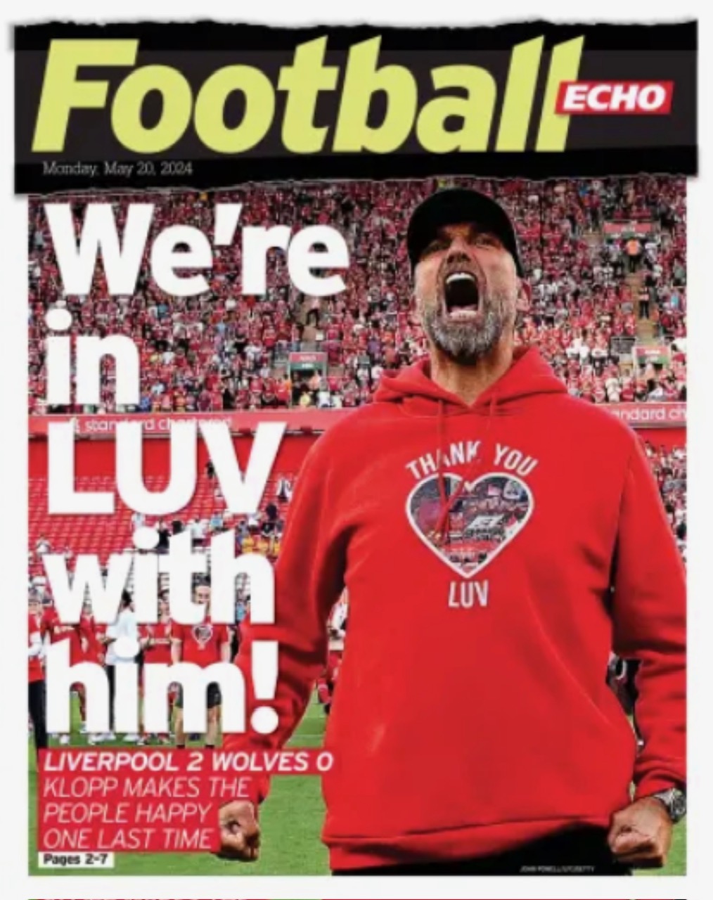 Matchdetails from Liverpool - Wolves played on Sunday 19 May 2024 ...