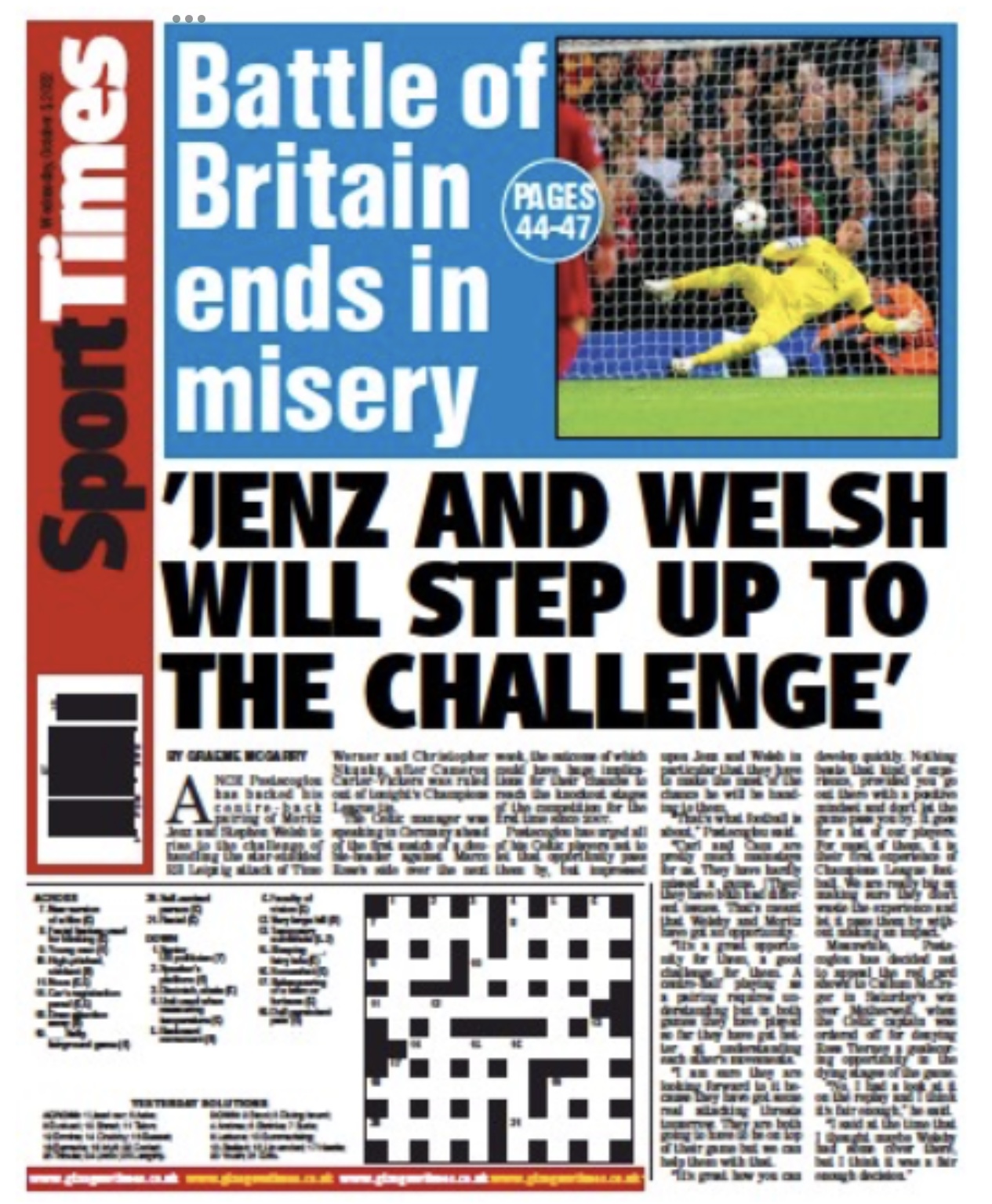 Matchdetails from Liverpool - Rangers played on Tuesday 4 October 2022 ...